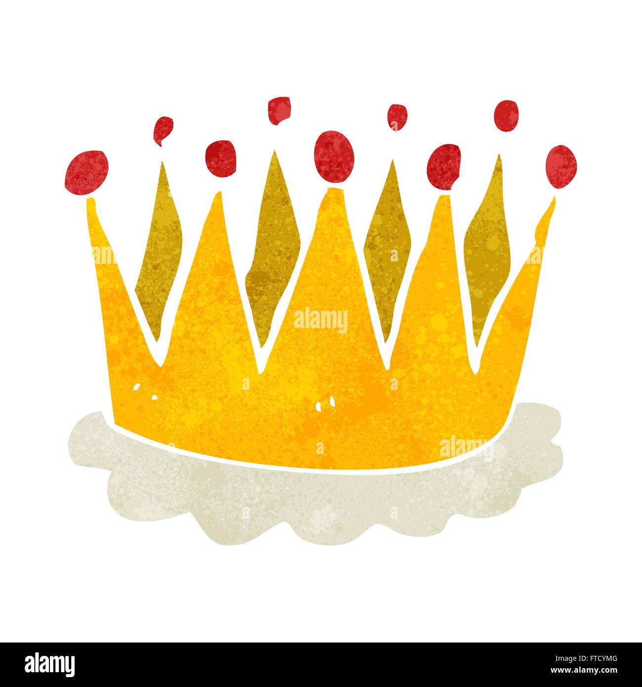 Freehand drawn cartoon queen crown hi-res stock photography and images ...