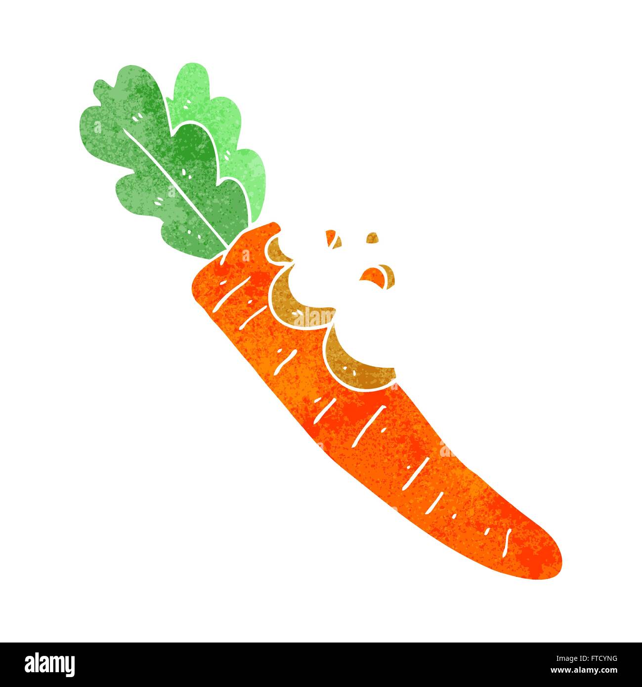 Bitten carrot Stock Vector Images - Alamy