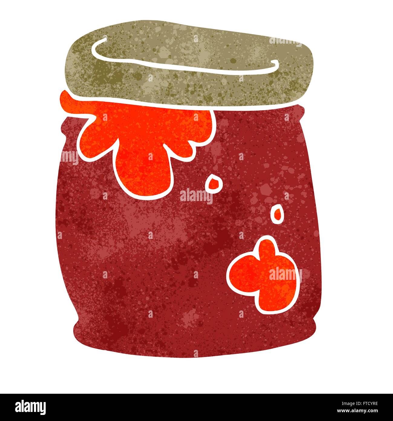 Freehand drawn cartoon jam jar hi-res stock photography and images - Alamy