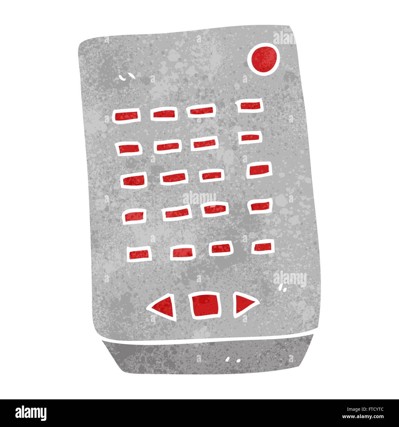freehand retro cartoon remote control Stock Vector Image & Art - Alamy
