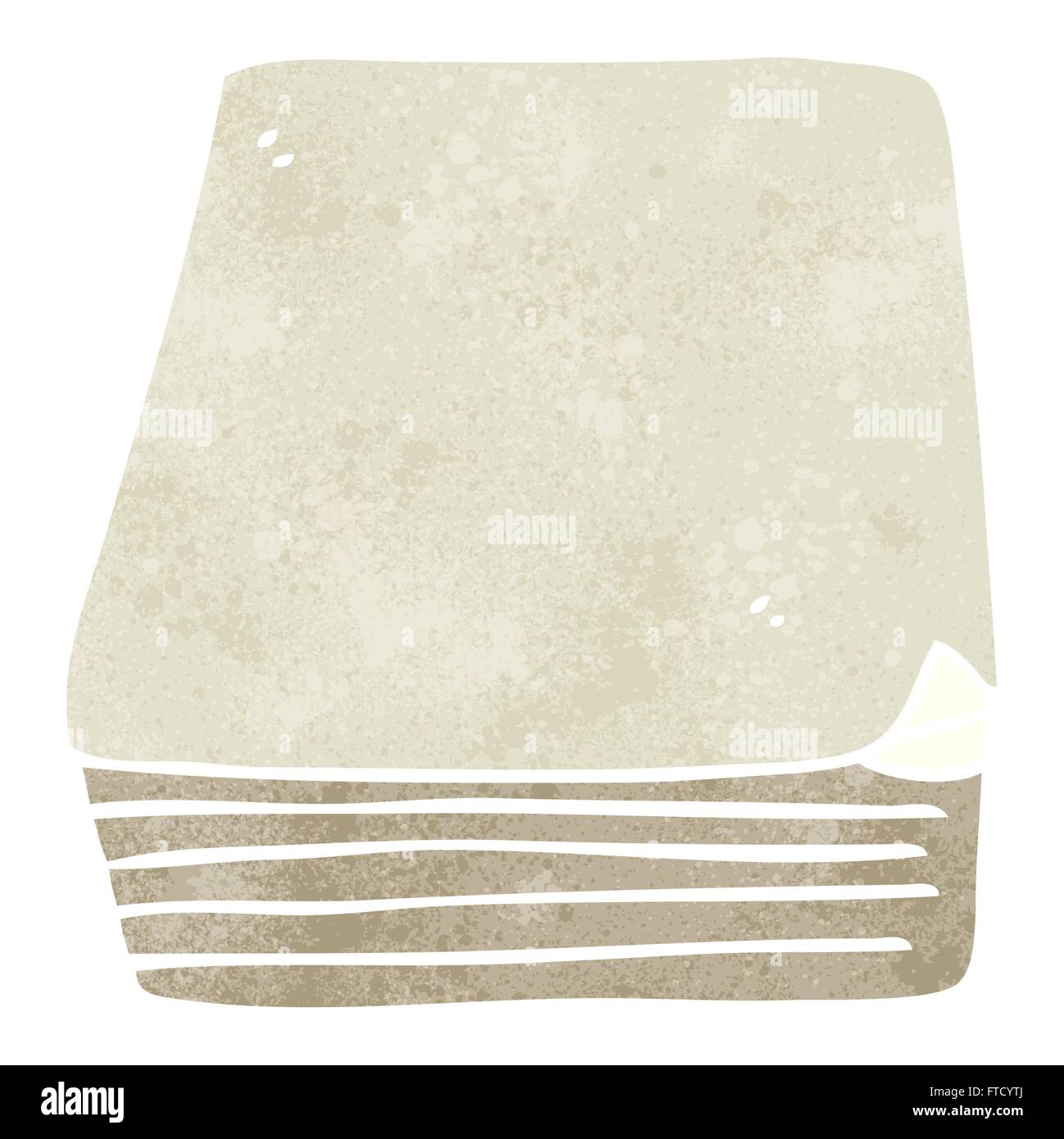 freehand retro cartoon stack of paper Stock Vector Image & Art - Alamy