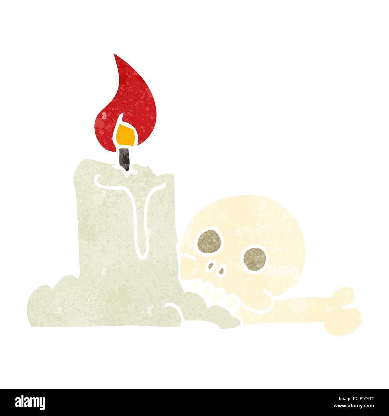 Skull and candle clip art hi-res stock photography and images - Alamy