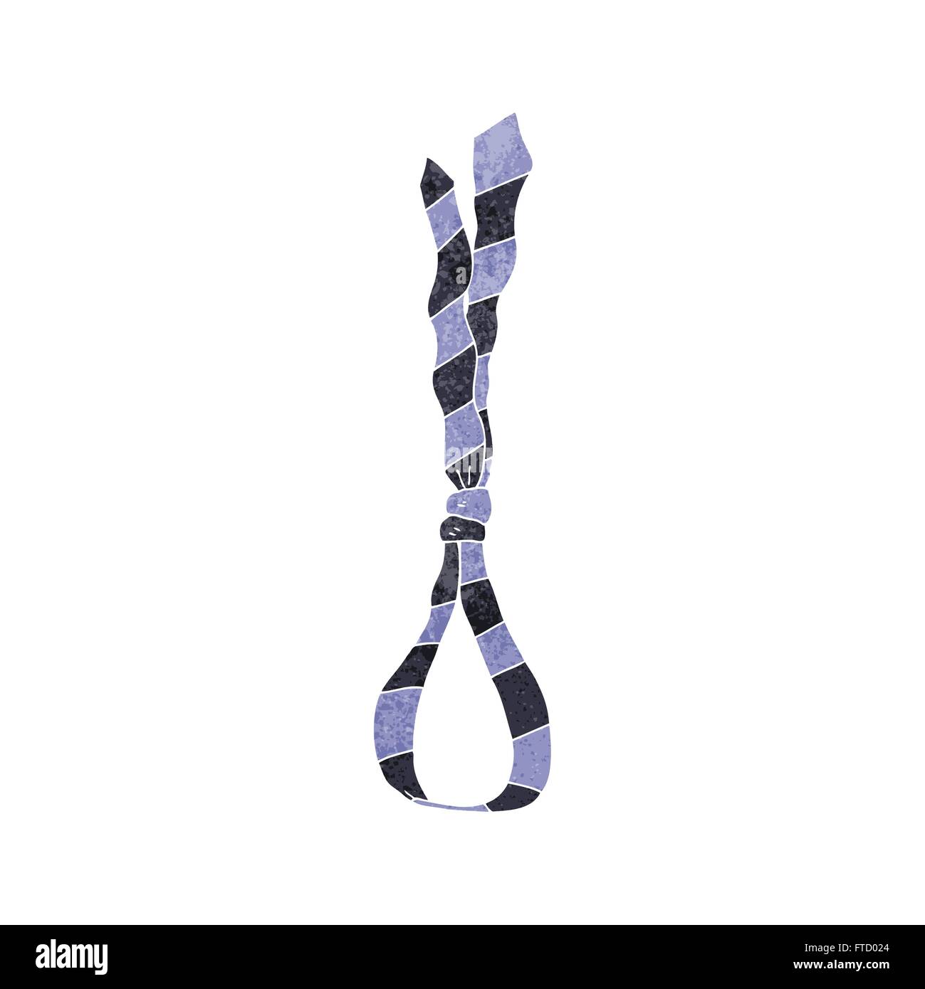 Freehand retro cartoon noose hi-res stock photography and images - Alamy