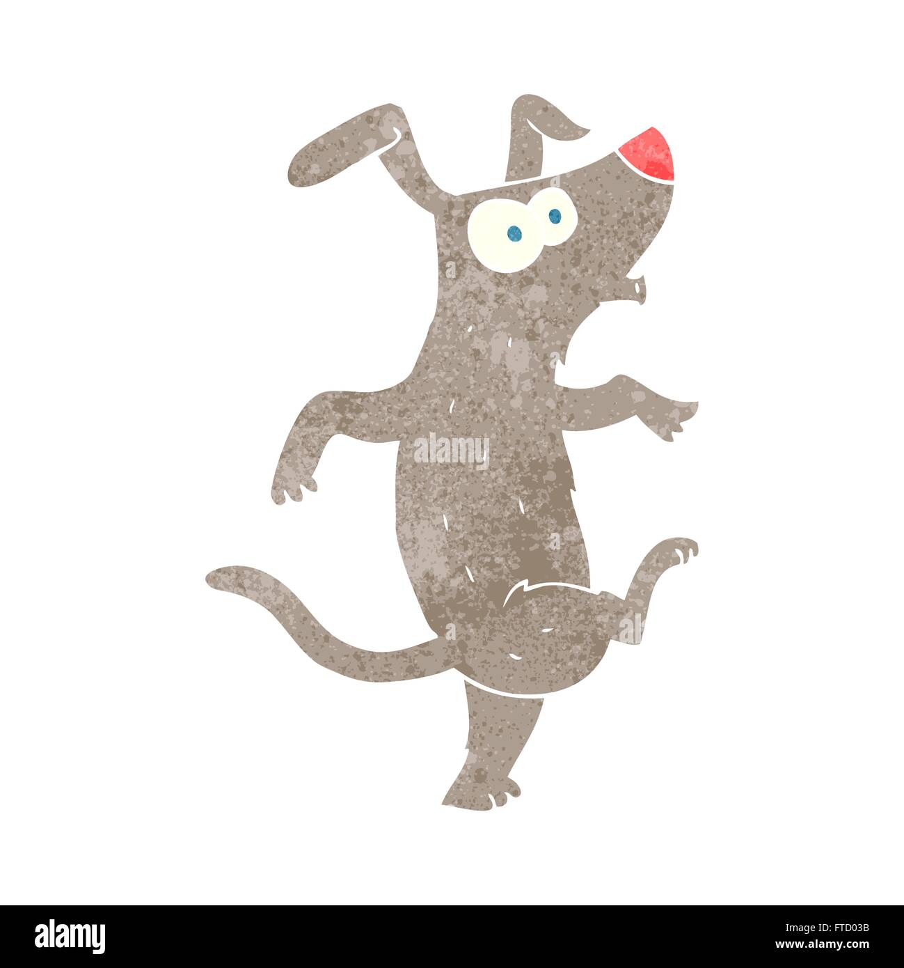 Funny dancing dog Stock Vector Images - Alamy