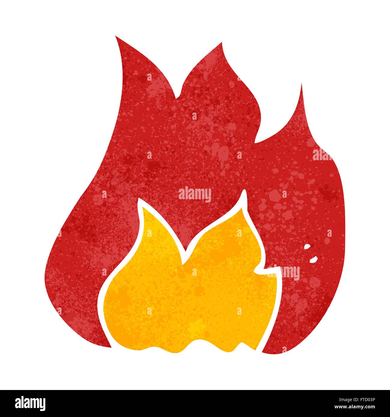 Freehand drawn cartoon fire symbol hi-res stock photography and images ...