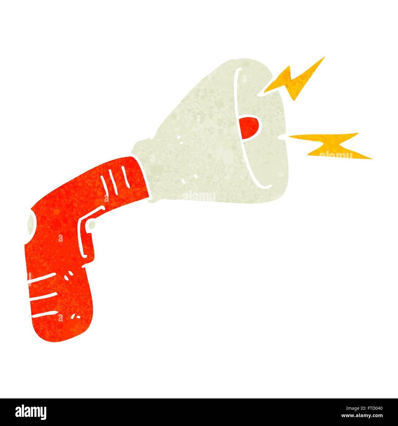 freehand retro cartoon megaphone Stock Vector Image & Art - Alamy