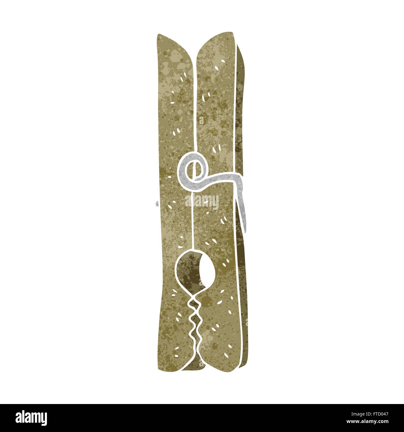 freehand retro cartoon peg Stock Vector Image & Art - Alamy