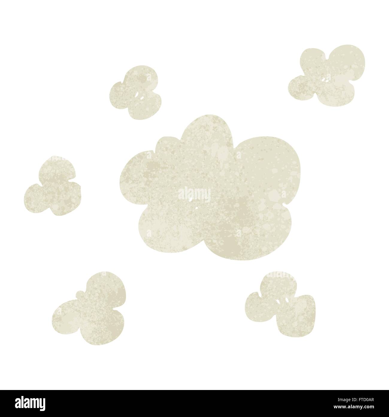 freehand retro cartoon steam clouds Stock Vector Image & Art - Alamy