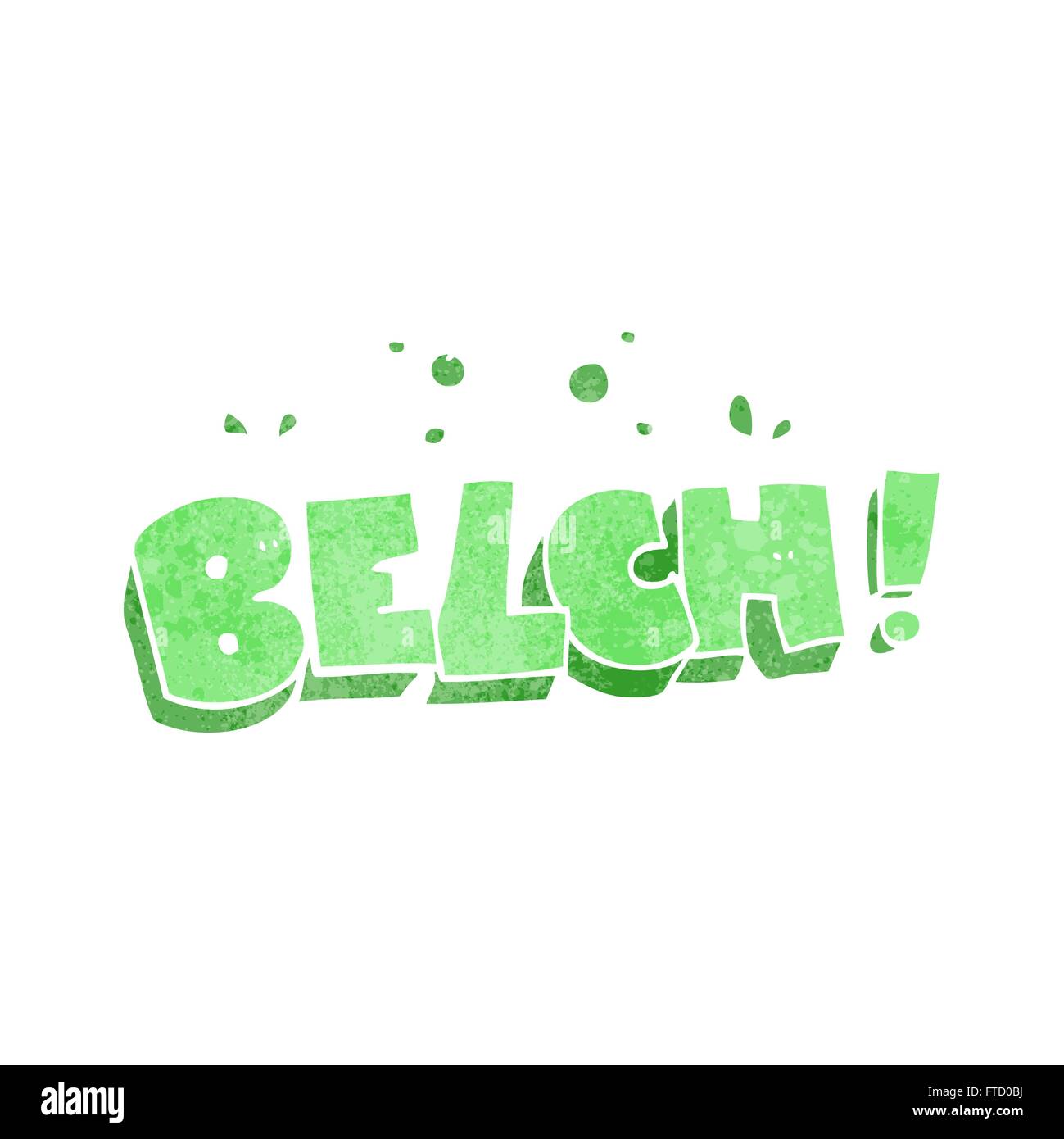 freehand retro cartoon belch text Stock Vector Image & Art - Alamy