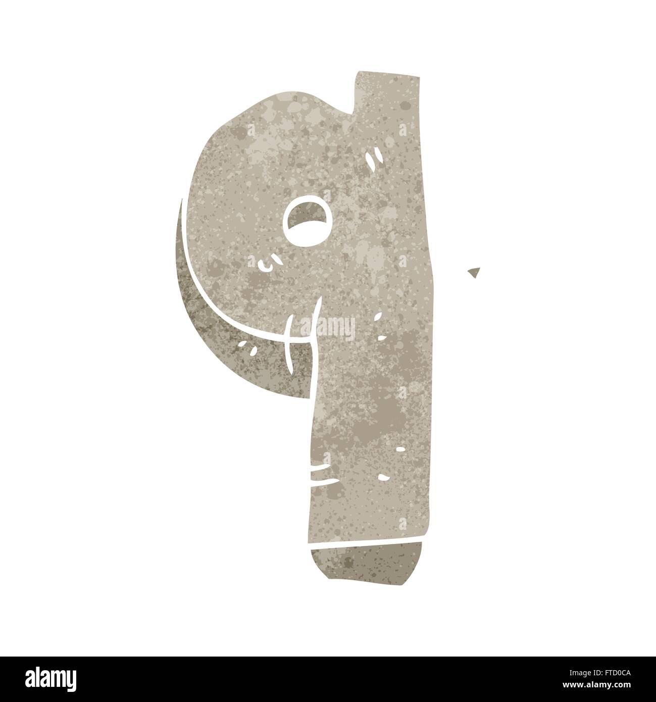 freehand retro cartoon stone number nine Stock Vector Image & Art - Alamy