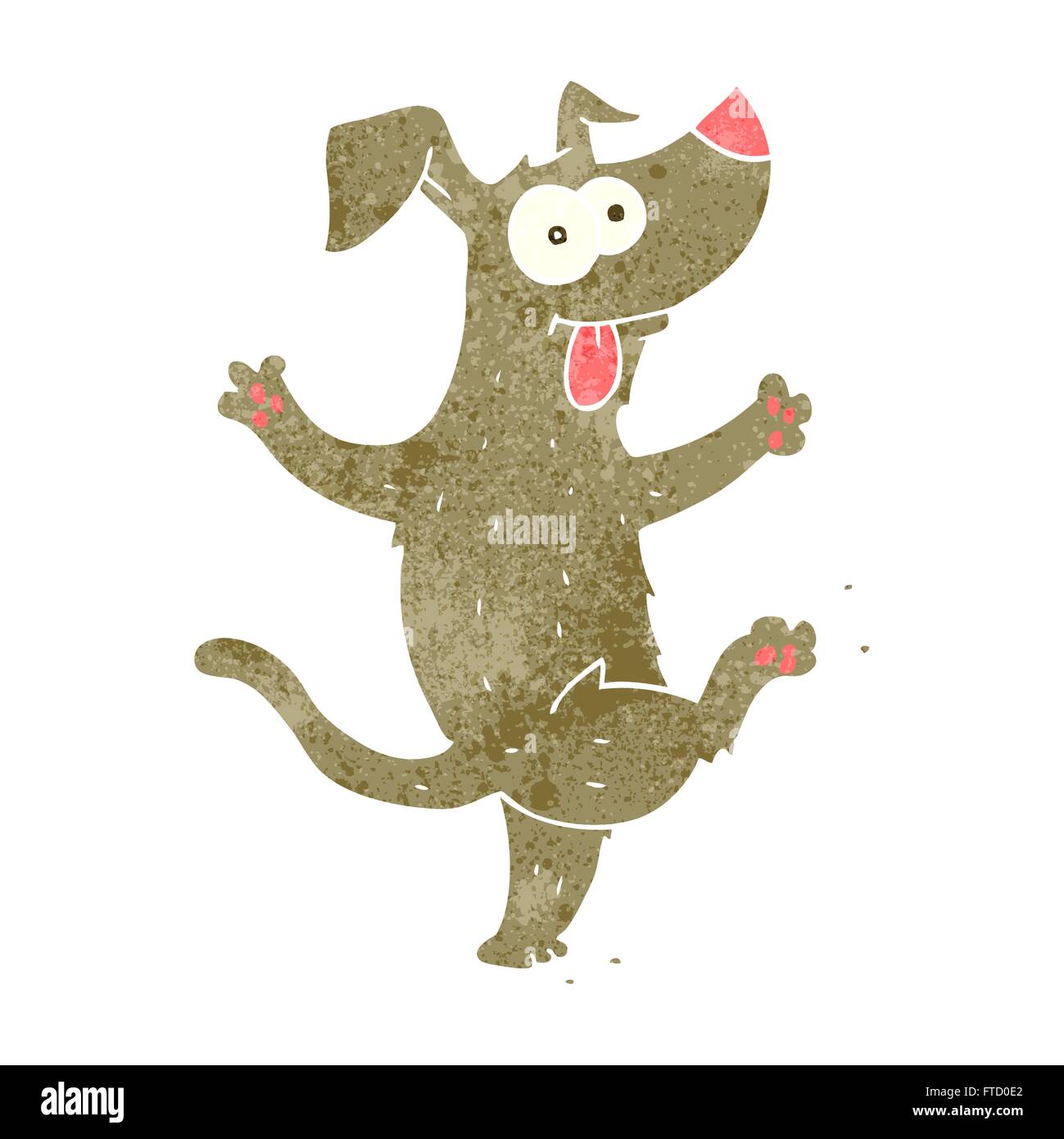 Funny dancing dog Stock Vector Images - Alamy