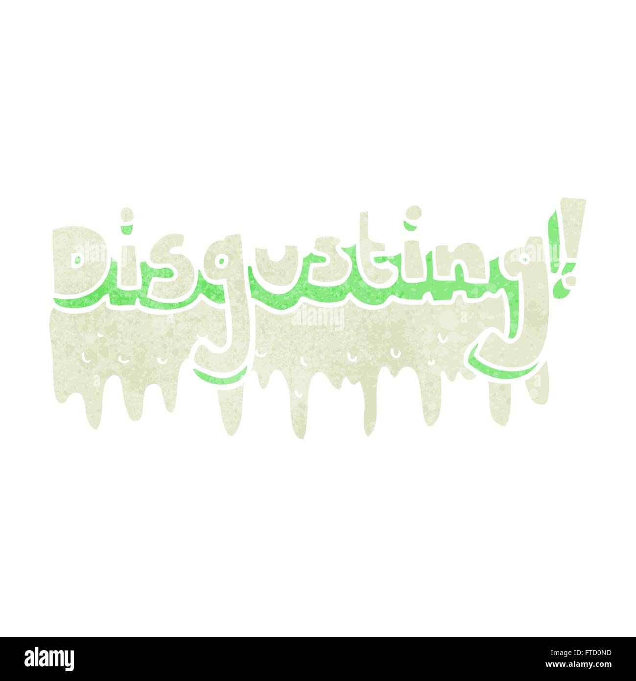 freehand retro cartoon disgusting symbol Stock Vector Image & Art - Alamy