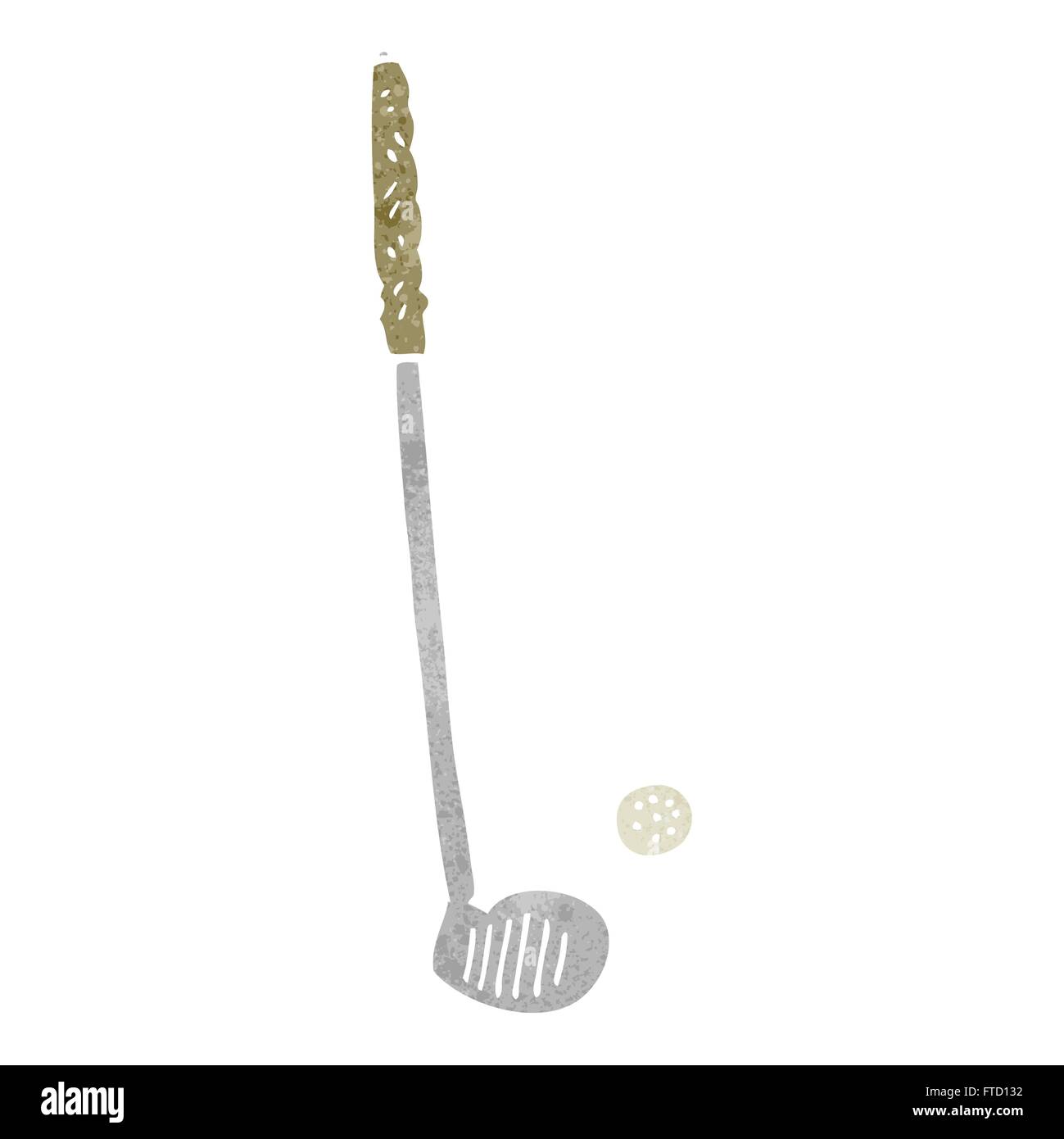 freehand retro cartoon golf club Stock Vector Image & Art - Alamy