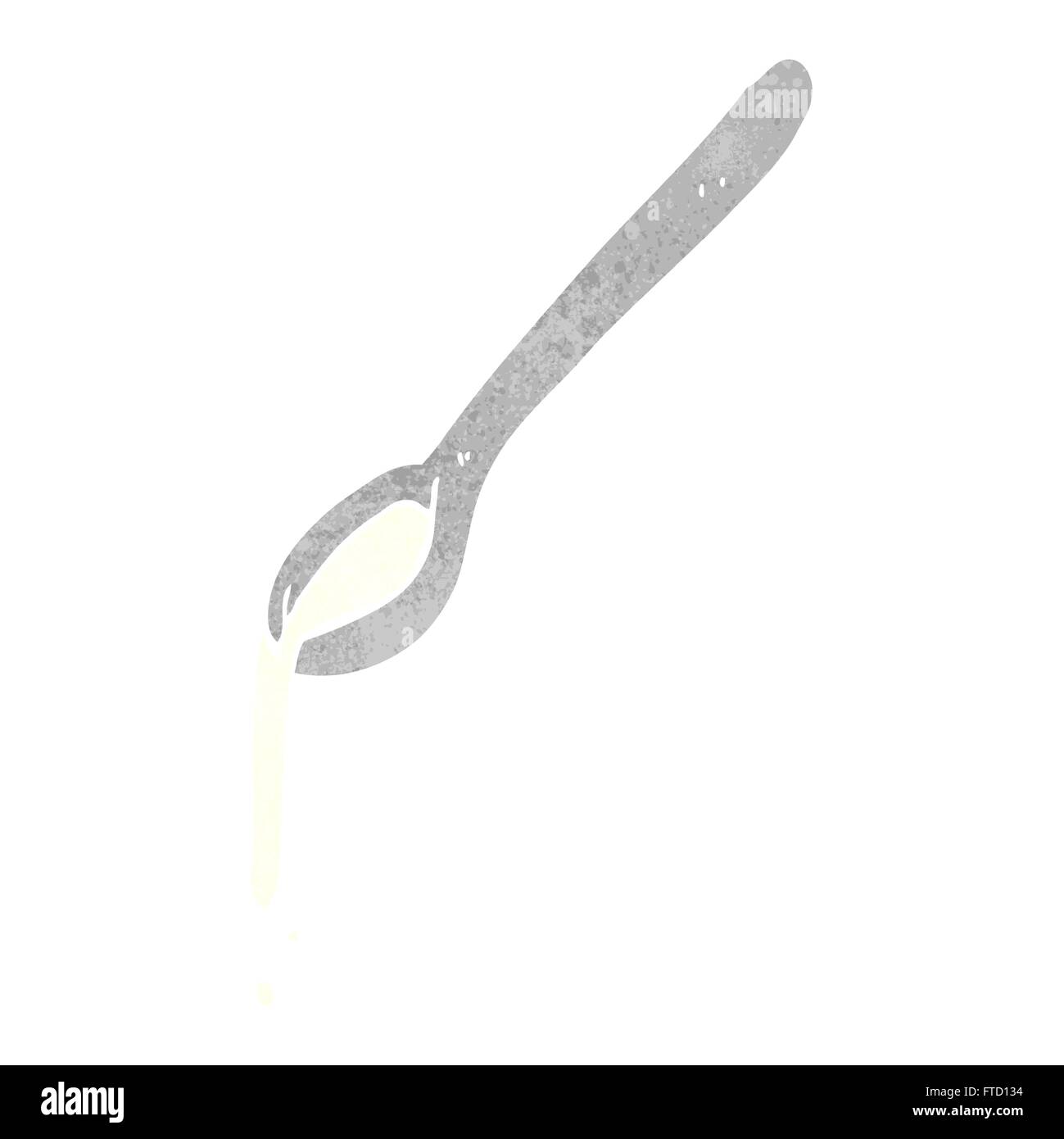 Spooning illustration Cut Out Stock Images & Pictures - Alamy