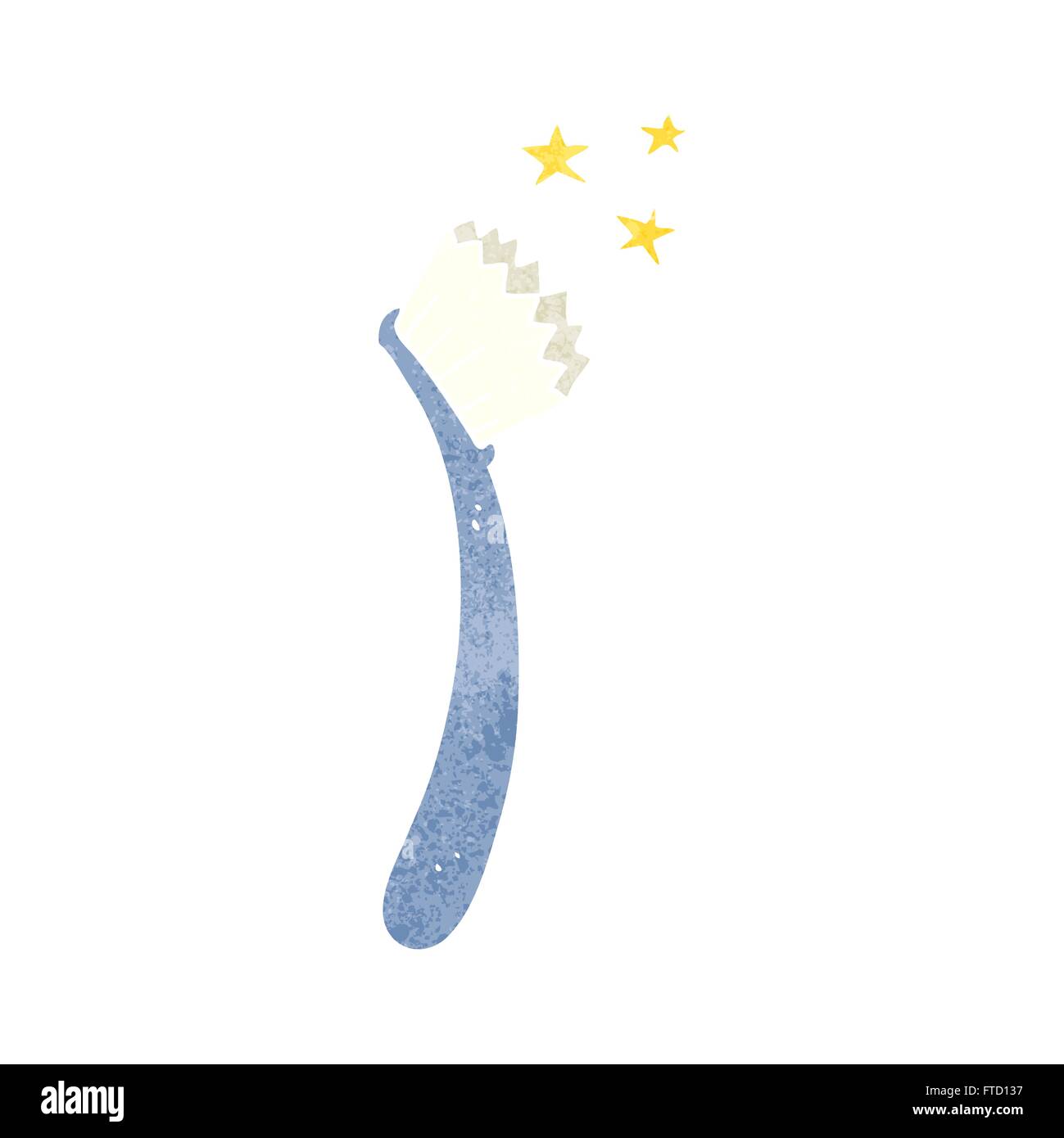 Freehand drawn retro cartoon toothbrush hi-res stock photography and ...