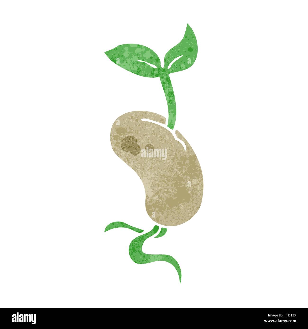 Bean sprouting bean Stock Vector Images - Alamy