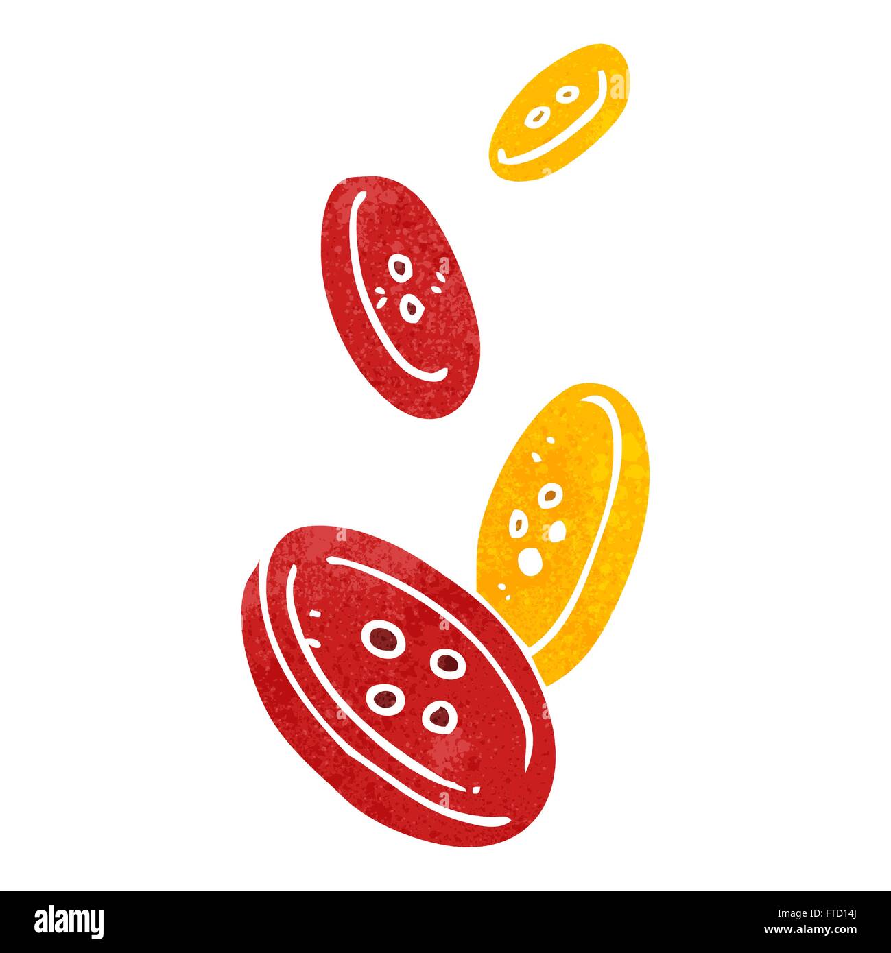 Freehand drawn cartoon buttons hi-res stock photography and images - Alamy