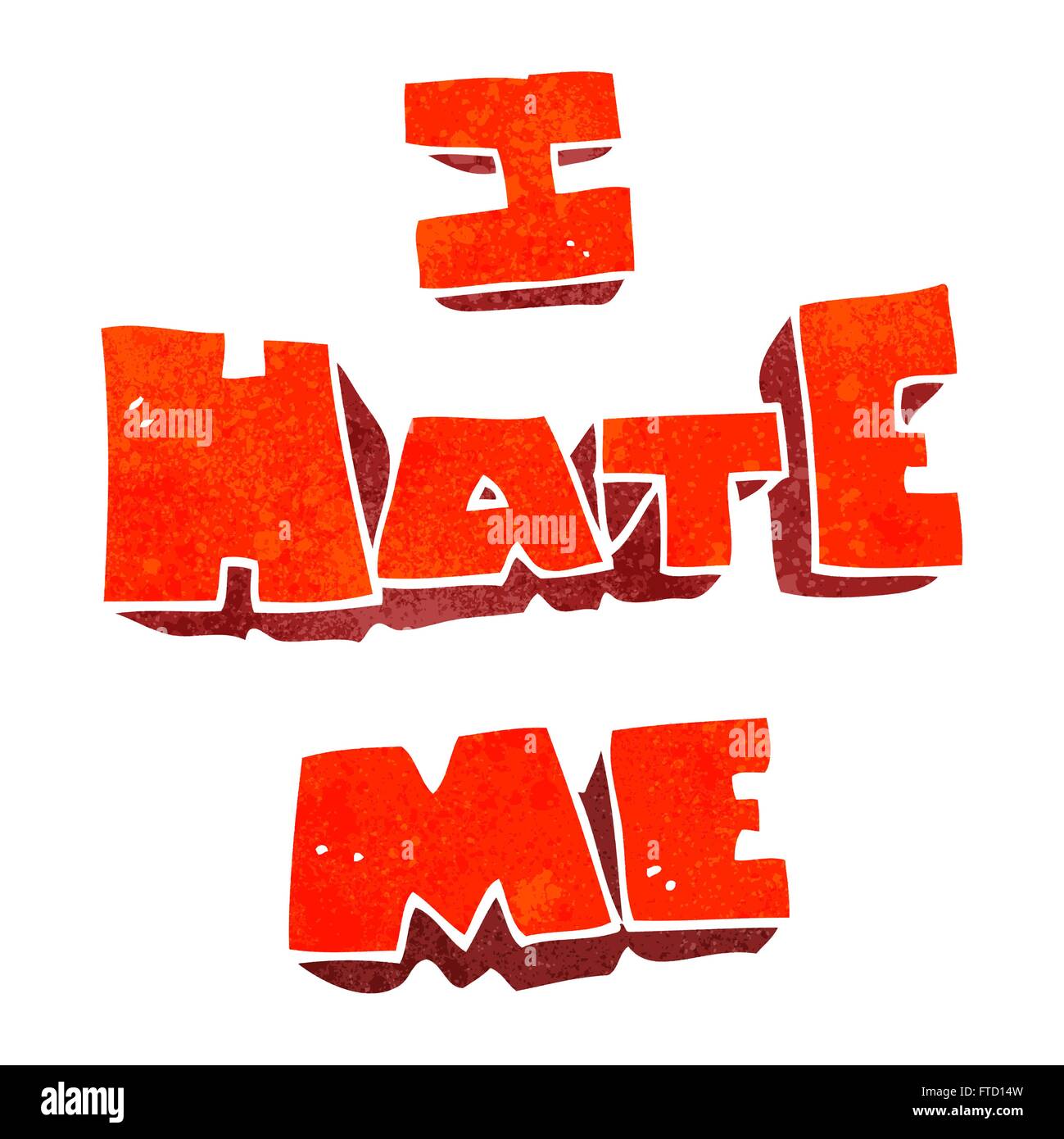 Text message i hate you Stock Vector Images - Alamy