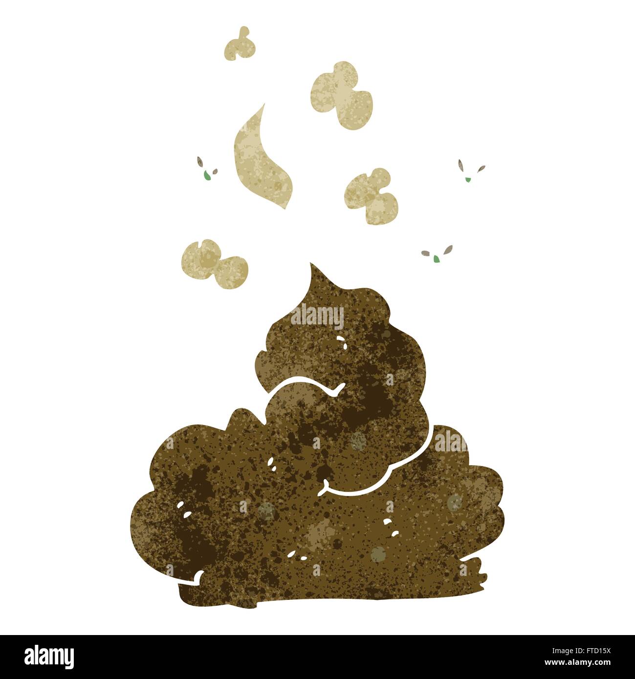 freehand retro cartoon gross poop Stock Vector Image & Art - Alamy