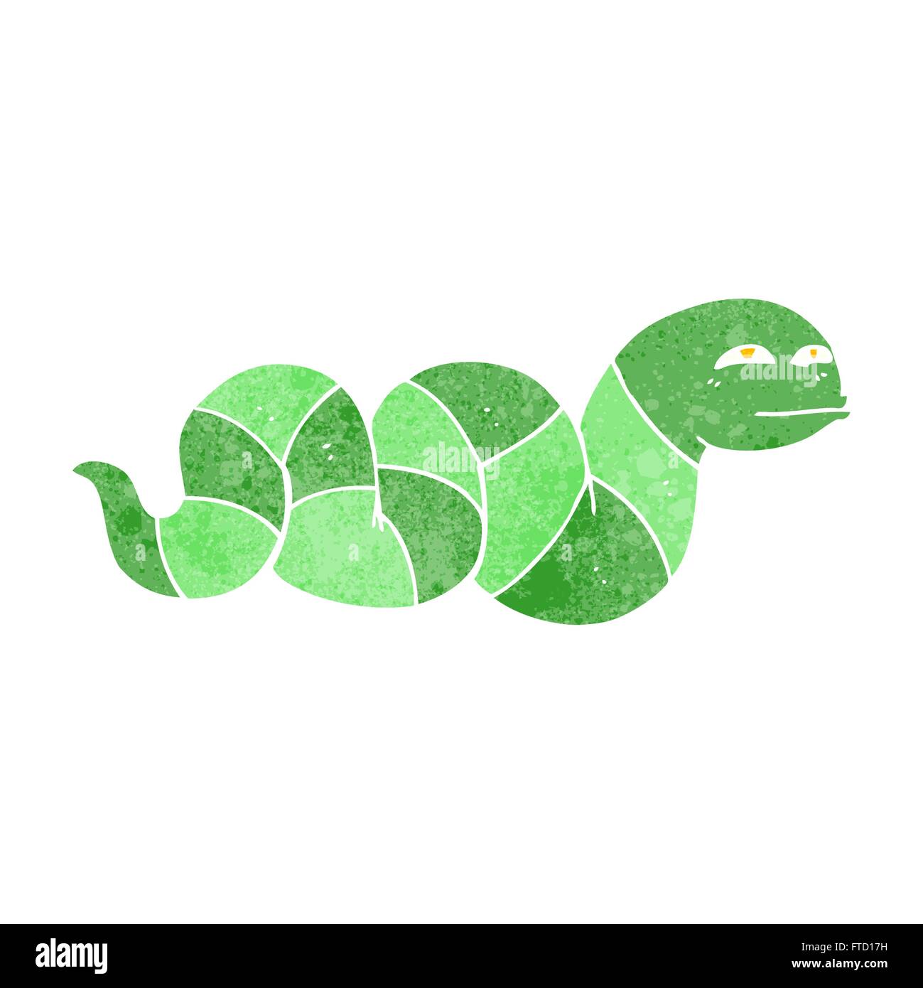 freehand retro cartoon snake Stock Vector Image & Art - Alamy