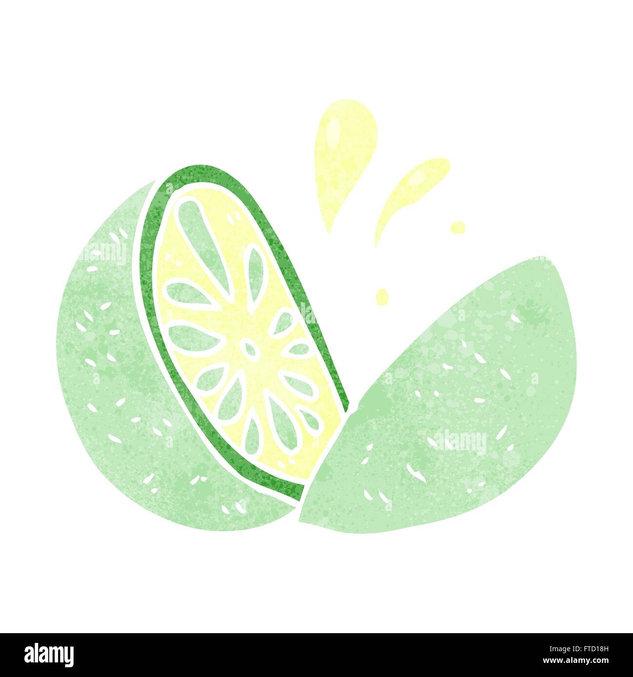 freehand retro cartoon melon Stock Vector Image & Art - Alamy