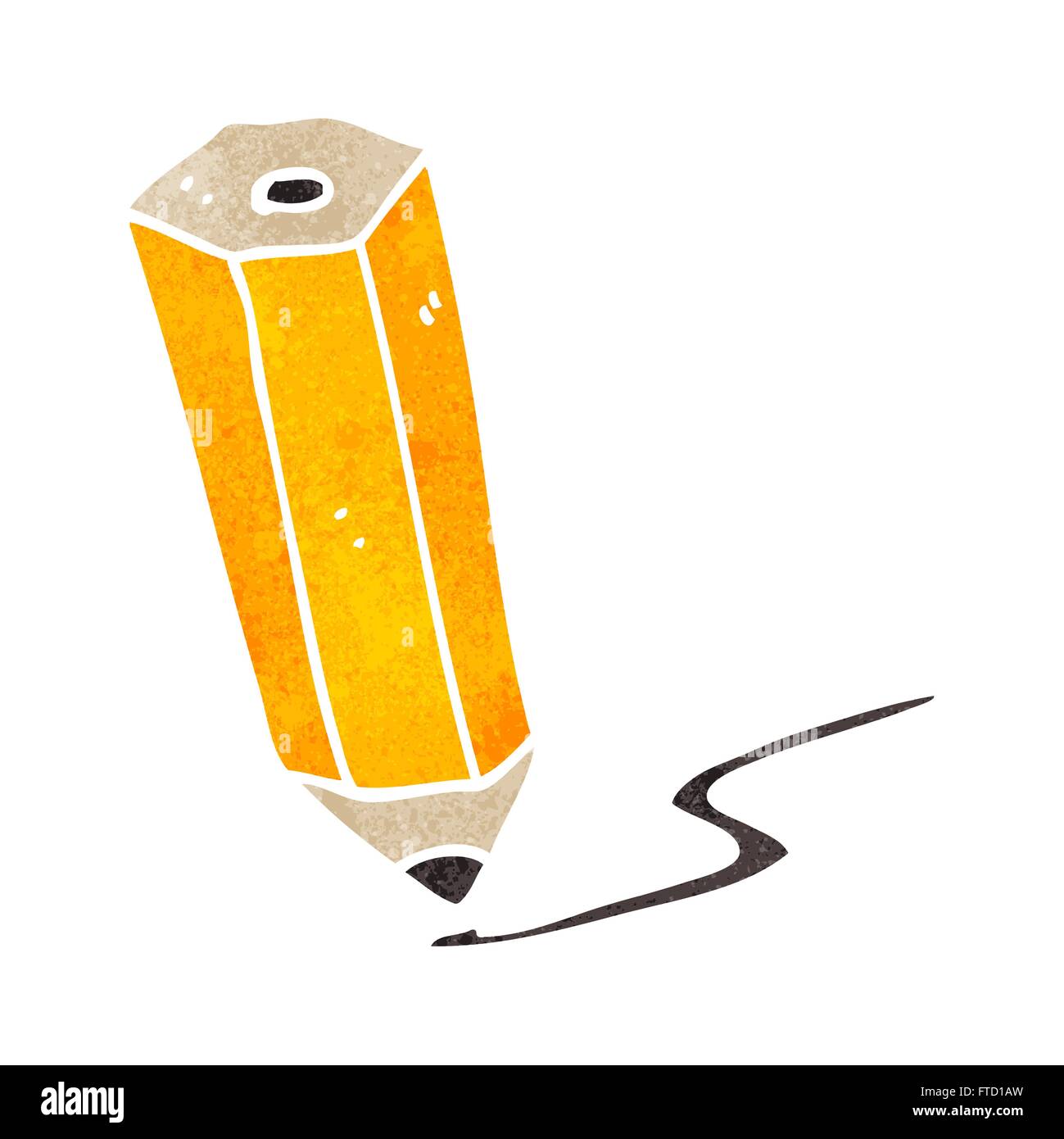 freehand retro cartoon pencil scribbling Stock Vector Image & Art - Alamy