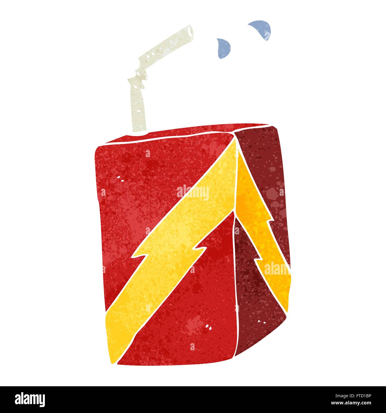 Juice box cartoon carton Cut Out Stock Images & Pictures - Alamy