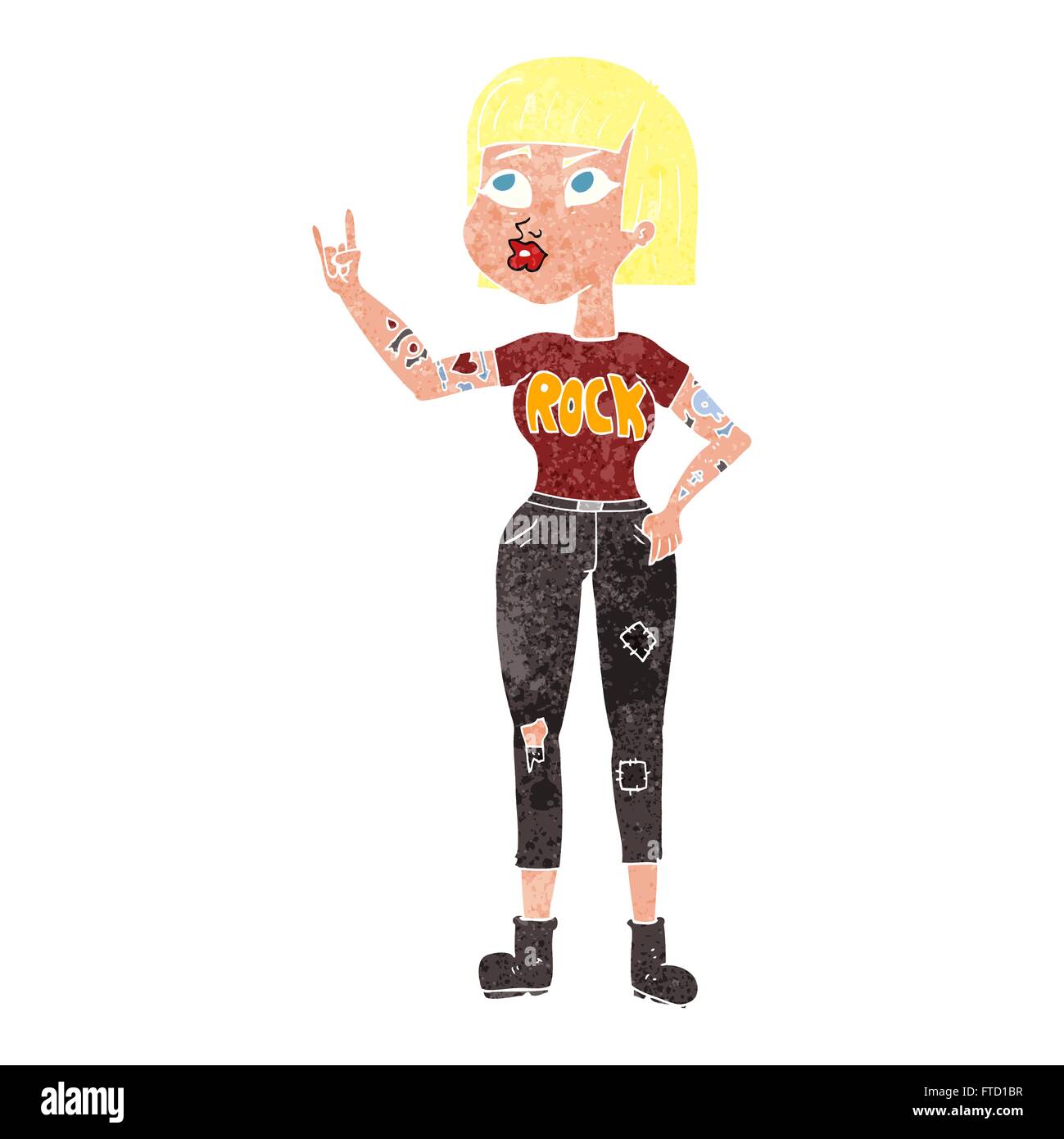 Woman with fan retro Stock Vector Images - Alamy