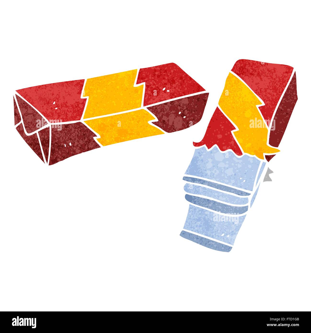 Freehand retro cartoon chewing gum hi-res stock photography and images ...