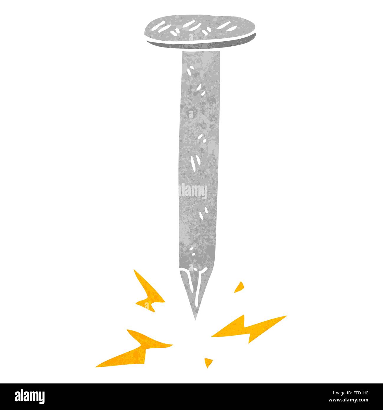 Nail strike Stock Vector Images - Alamy