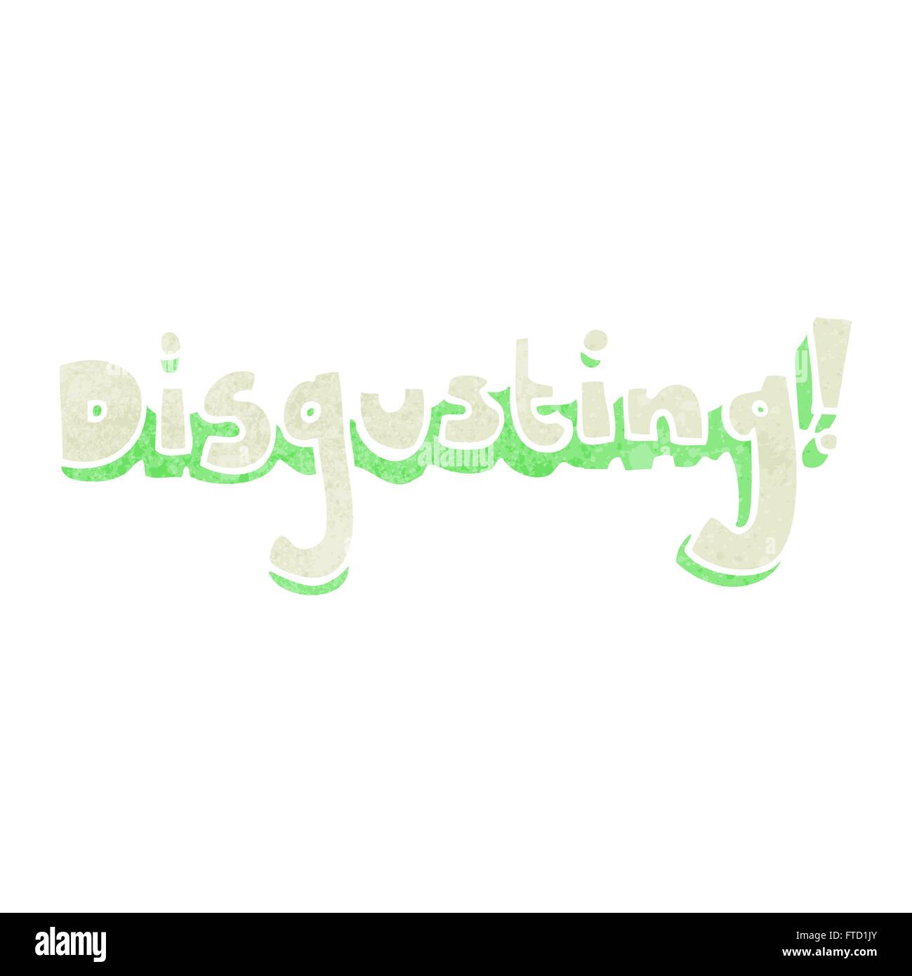 disgusting freehand retro cartoon Stock Vector Image & Art - Alamy