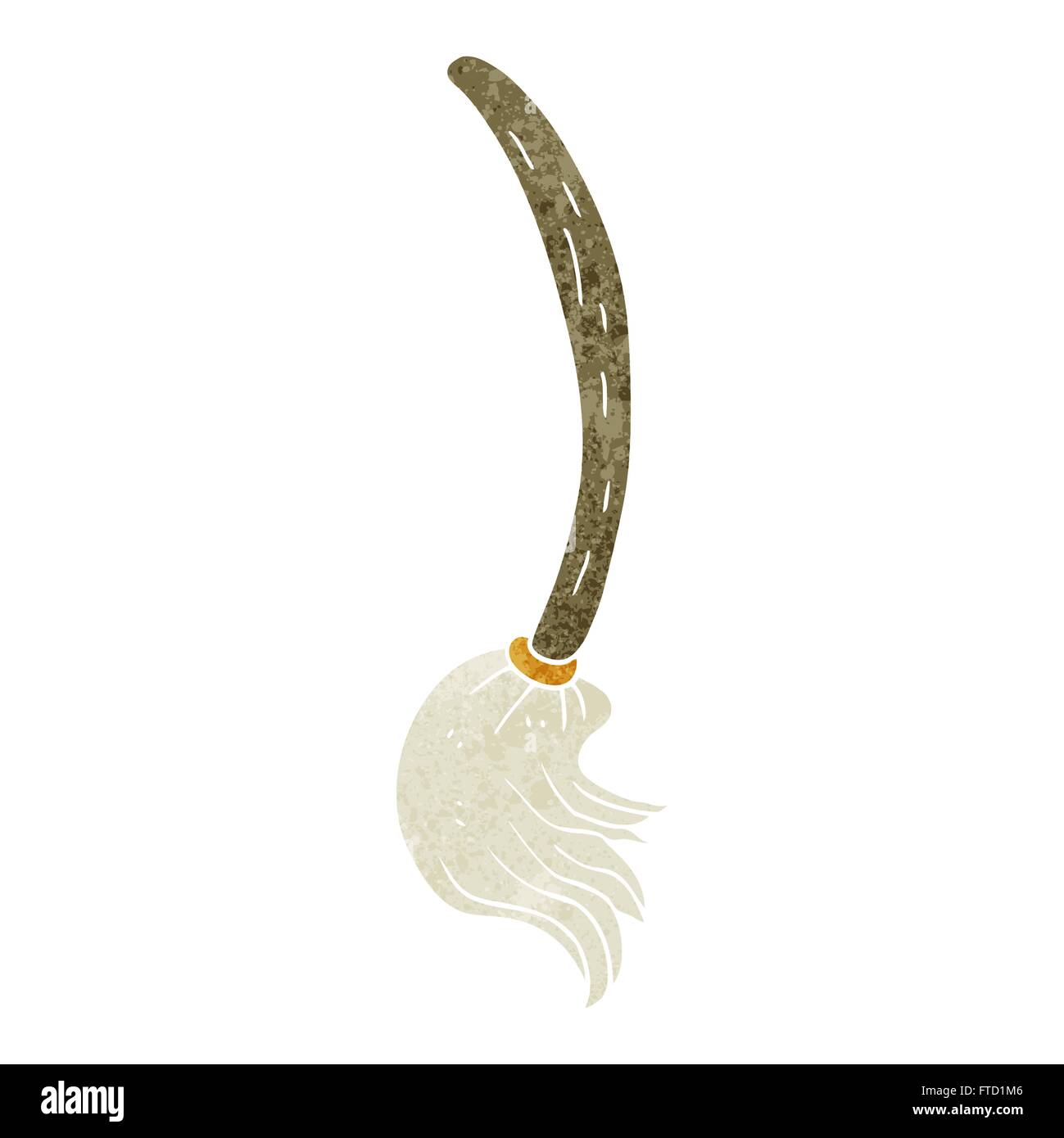 freehand retro cartoon mop Stock Vector Image & Art - Alamy