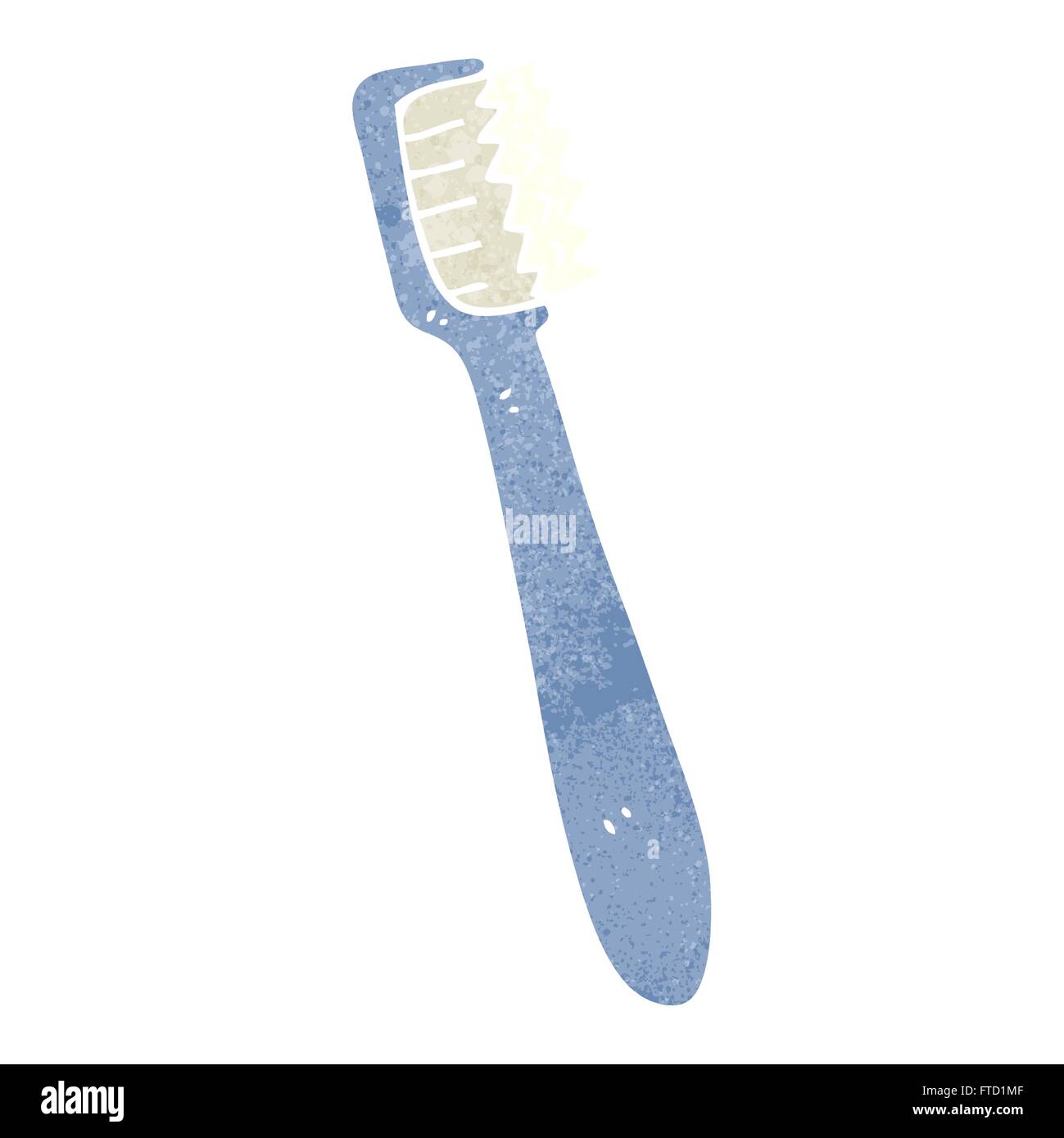freehand retro cartoon toothbrush Stock Vector Image & Art - Alamy