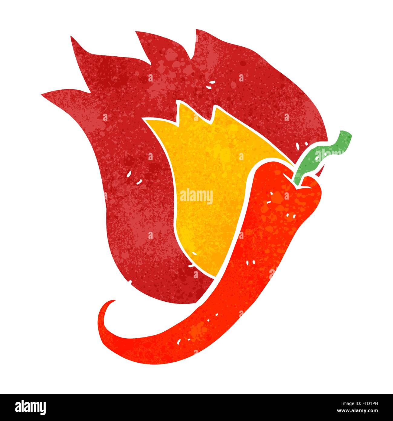 Flaming pepper Stock Vector Images - Alamy