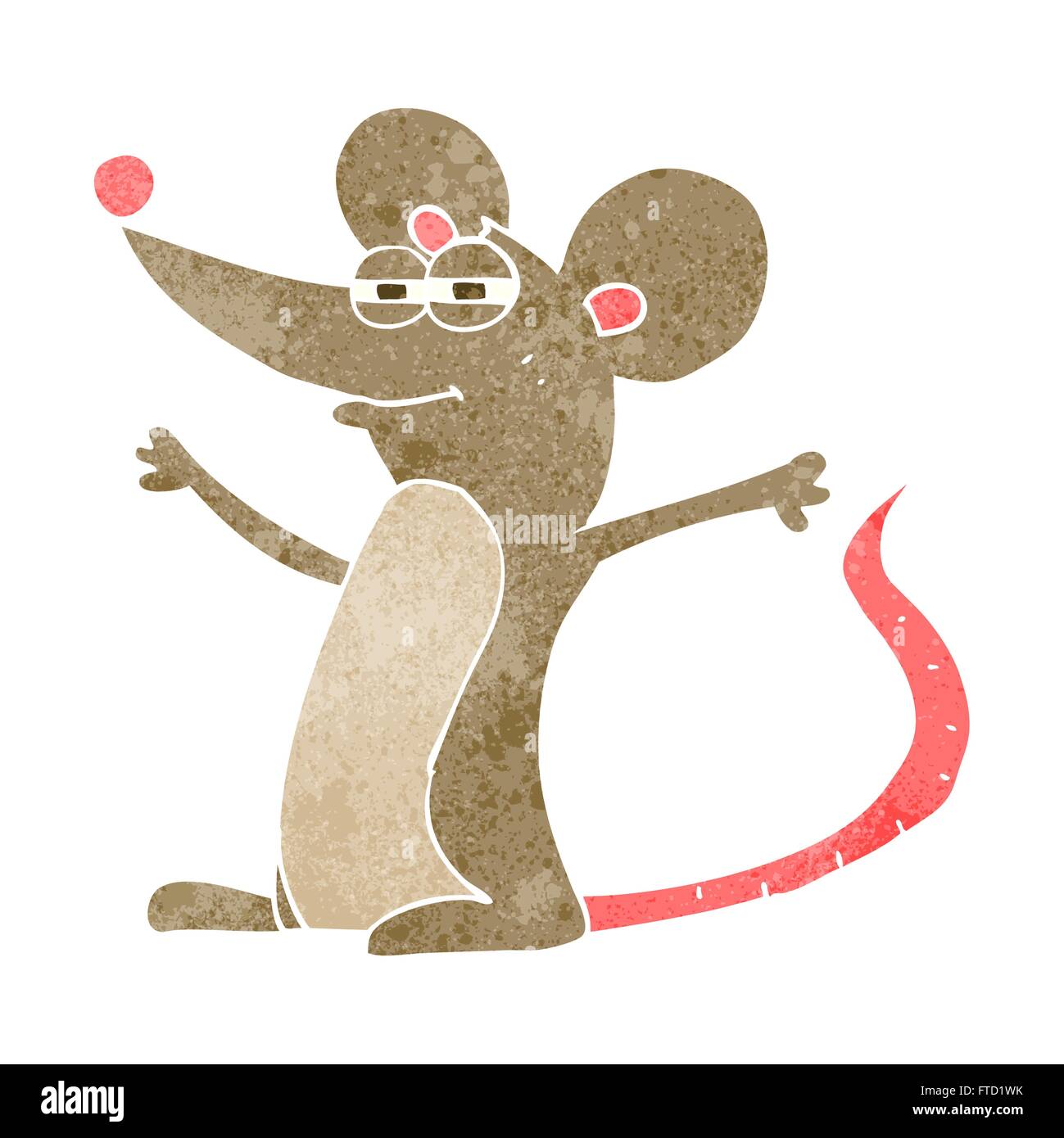 Freehand retro cartoon mouse hi-res stock photography and images - Alamy