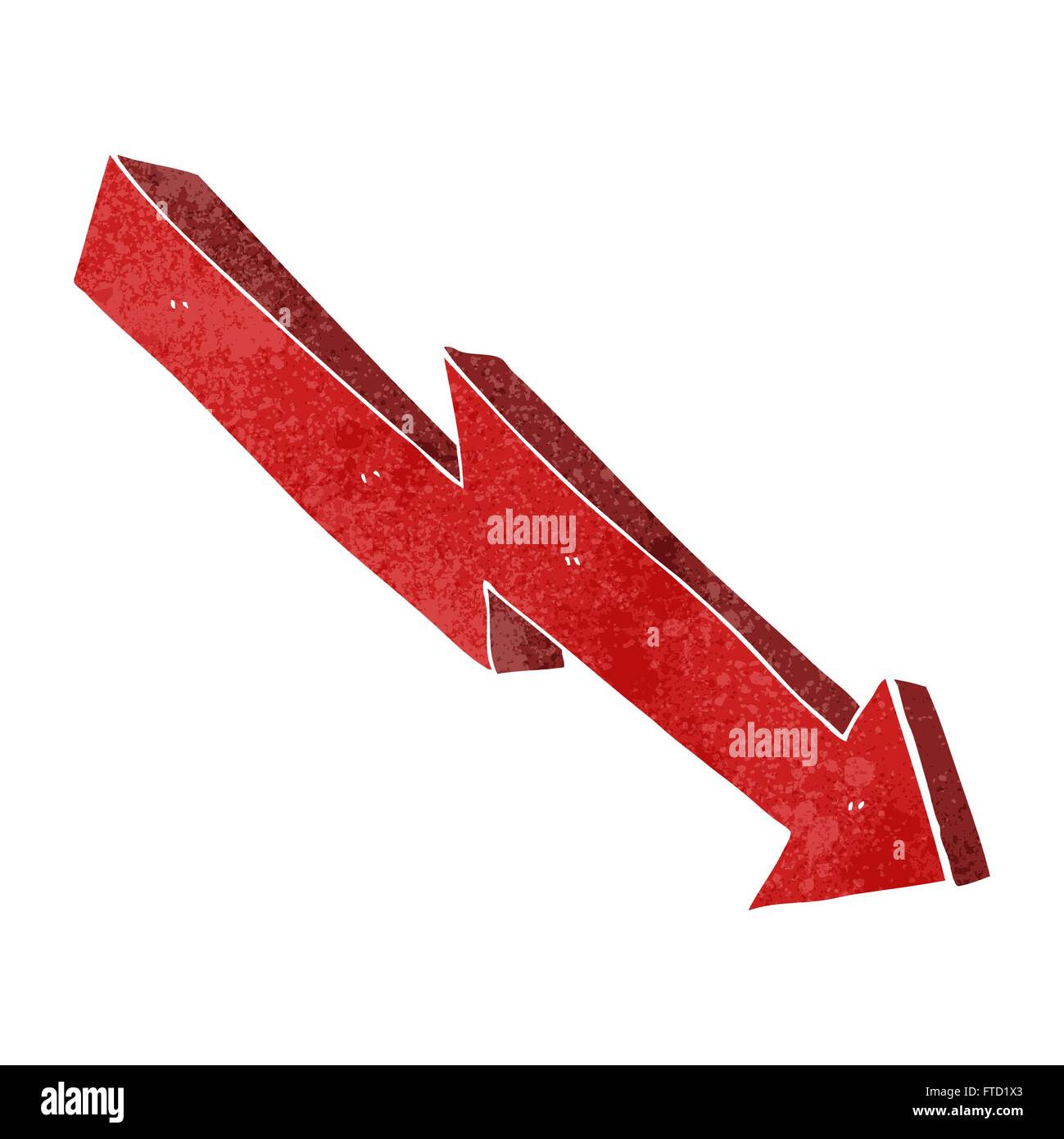 Freehand drawn cartoon arrow up hi-res stock photography and images - Alamy