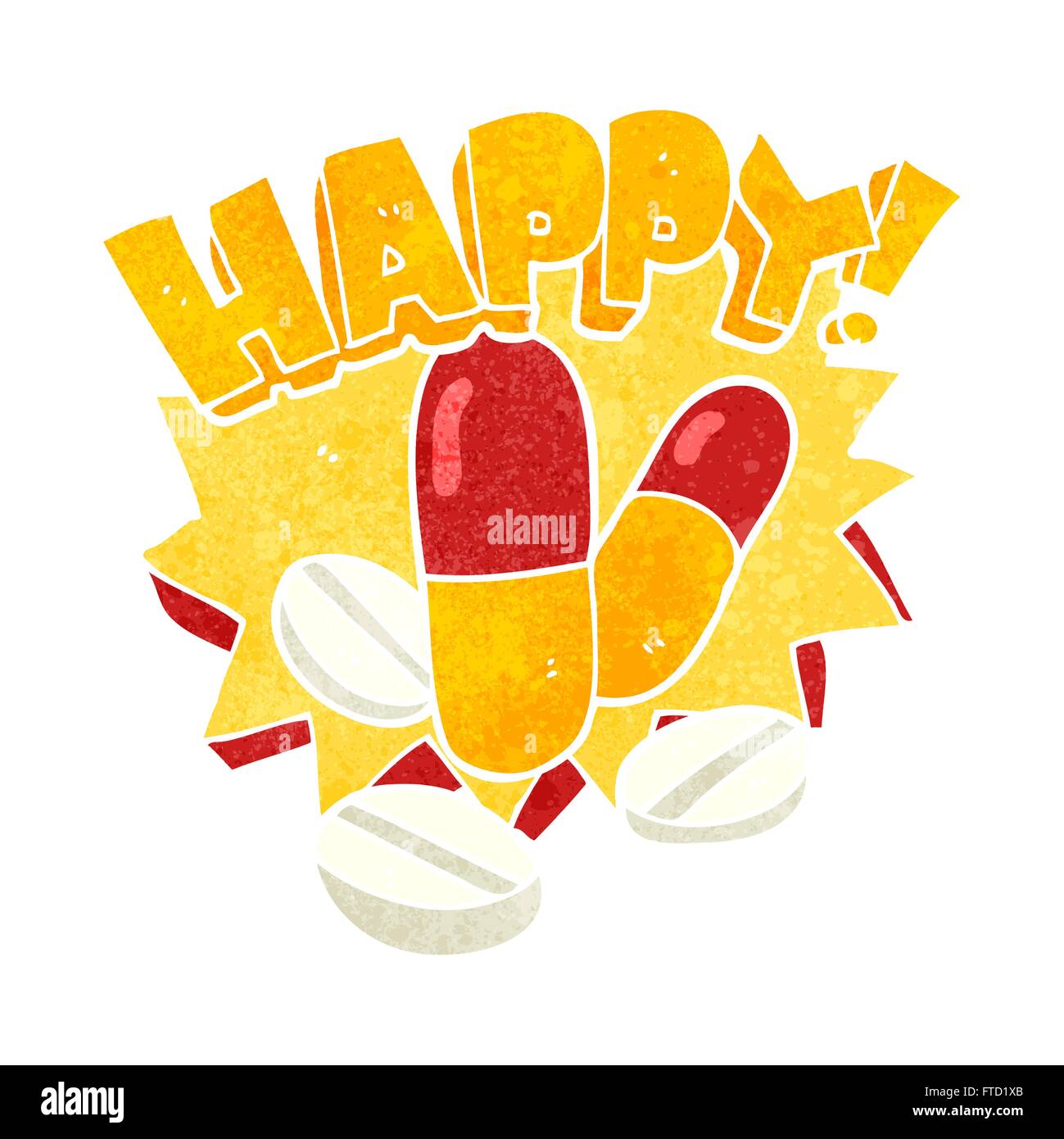 Happy tablets Stock Vector Images - Alamy