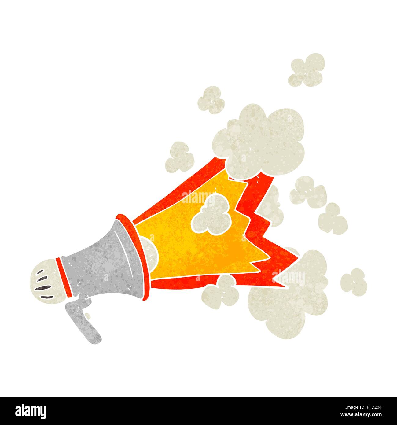 Freehand drawn cartoon loudhailer hi-res stock photography and images ...