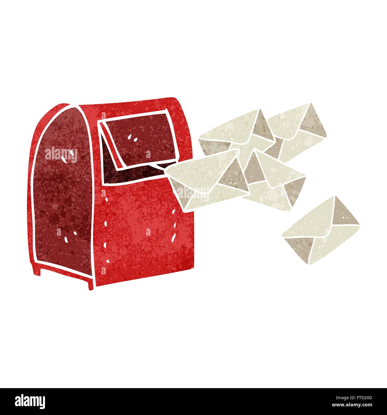 Freehand drawn cartoon mail box hi-res stock photography and images - Alamy