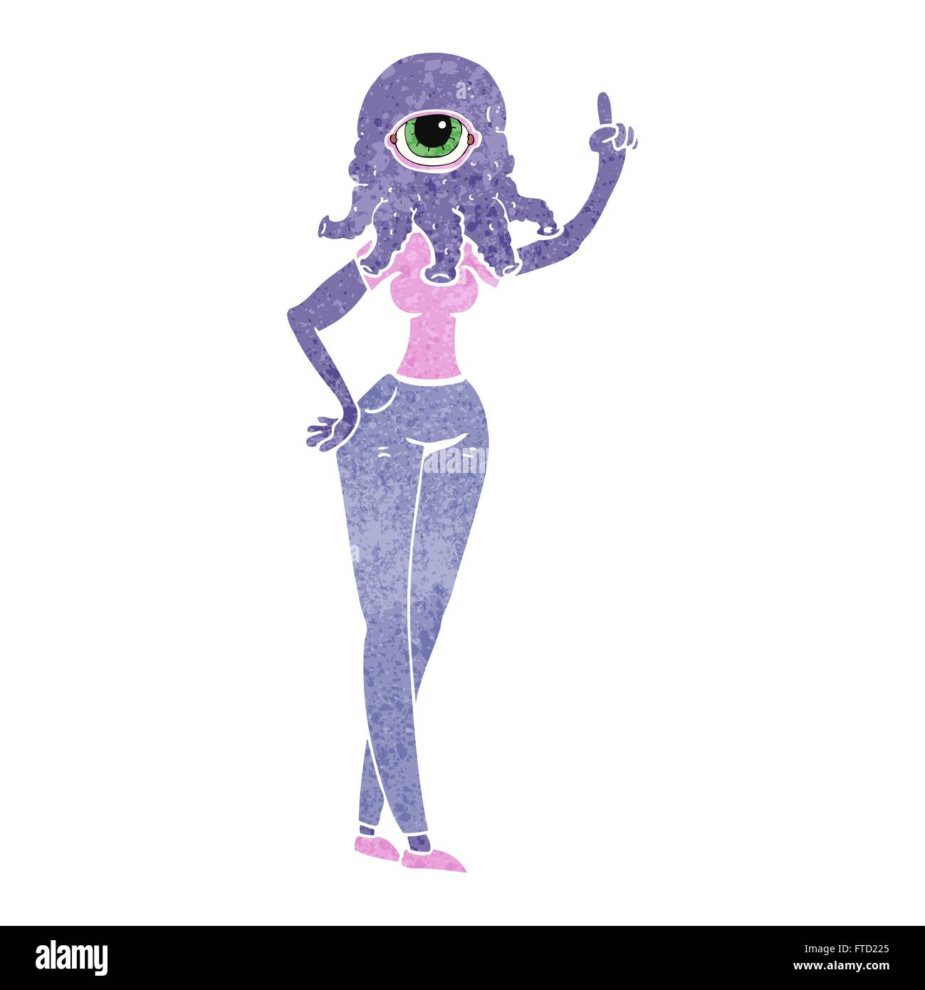 Alien hand raised hi-res stock photography and images - Alamy