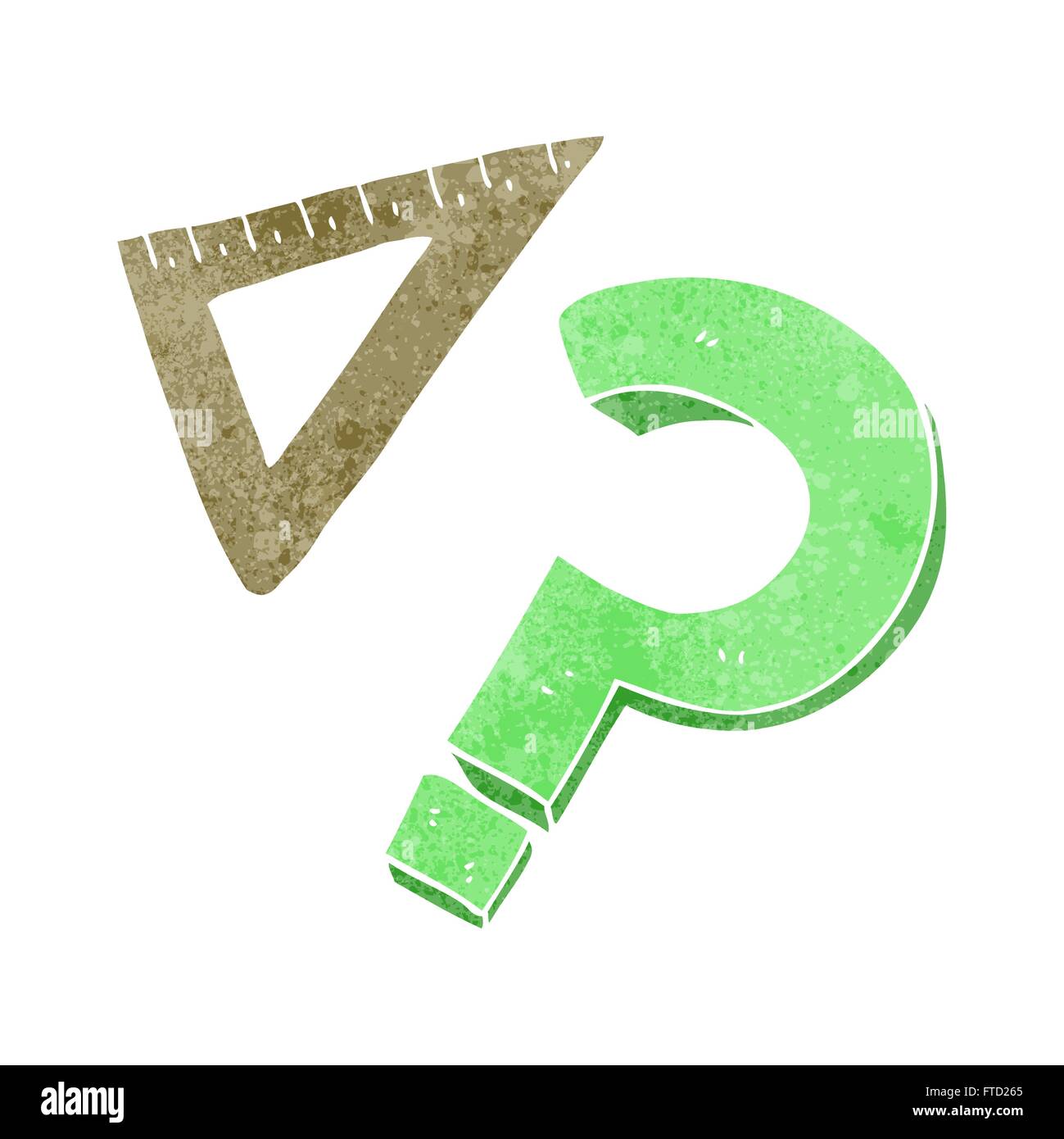 freehand retro cartoon set square Stock Vector Image & Art - Alamy