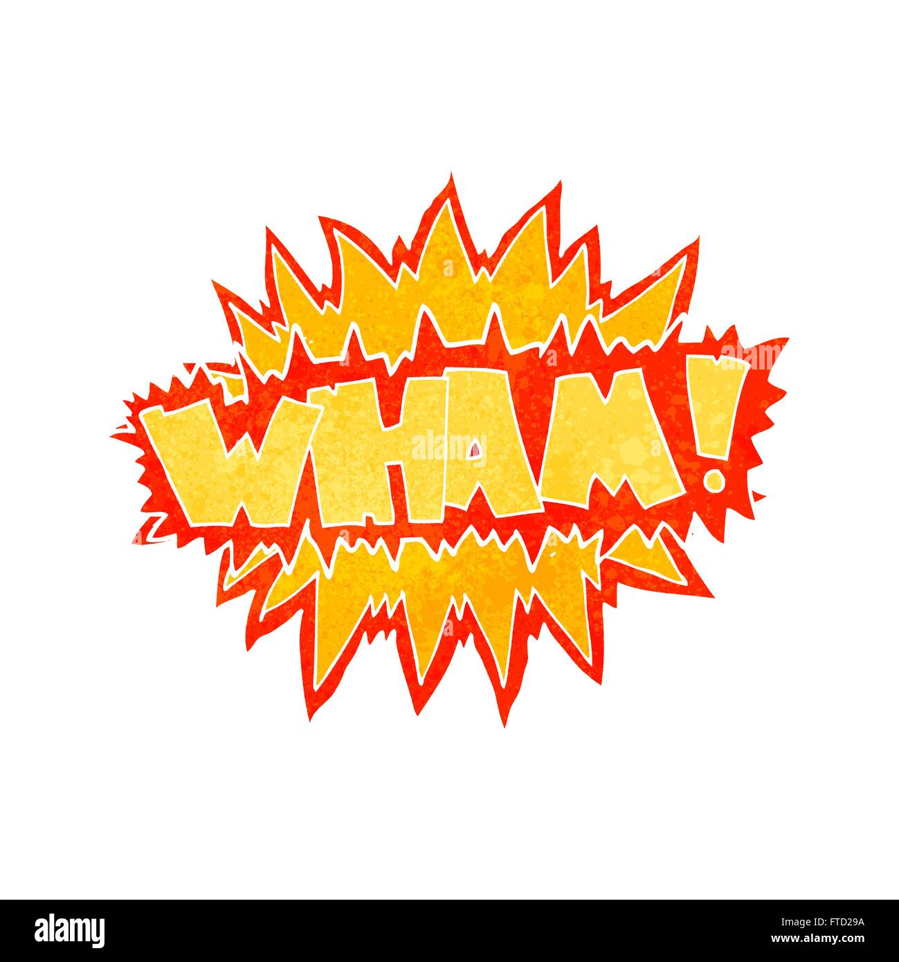 freehand retro cartoon explosion sign Stock Vector Image & Art - Alamy