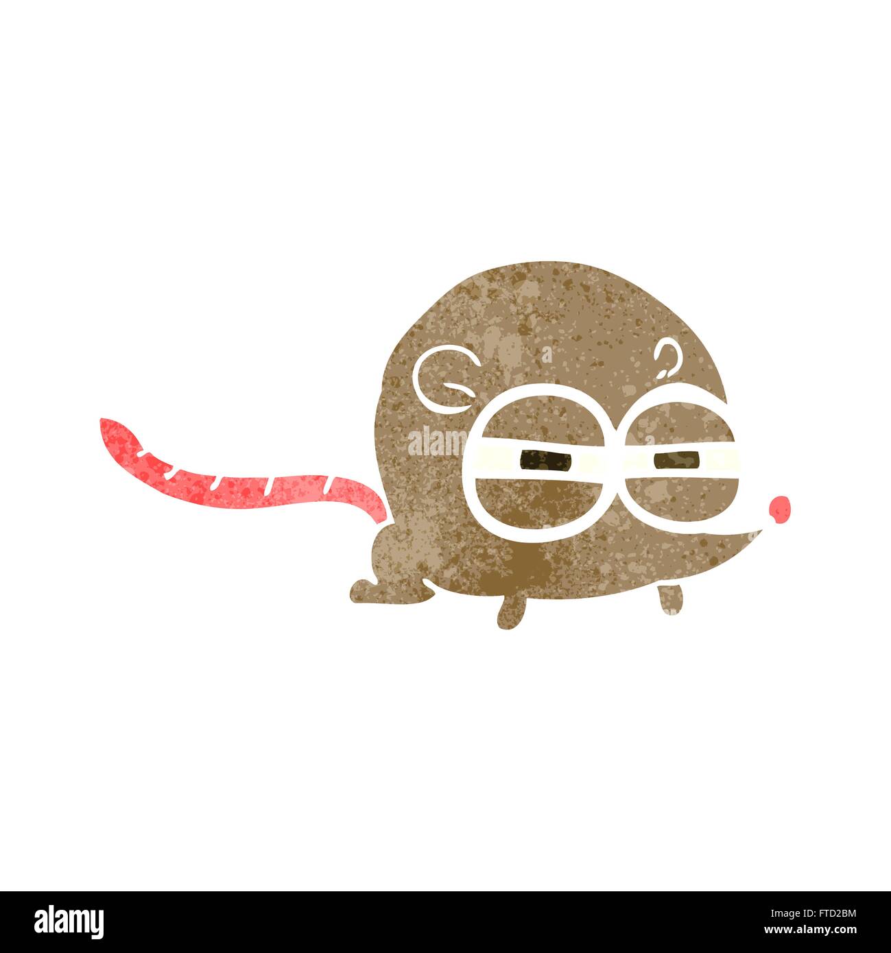 freehand retro cartoon evil mouse Stock Vector Image & Art - Alamy