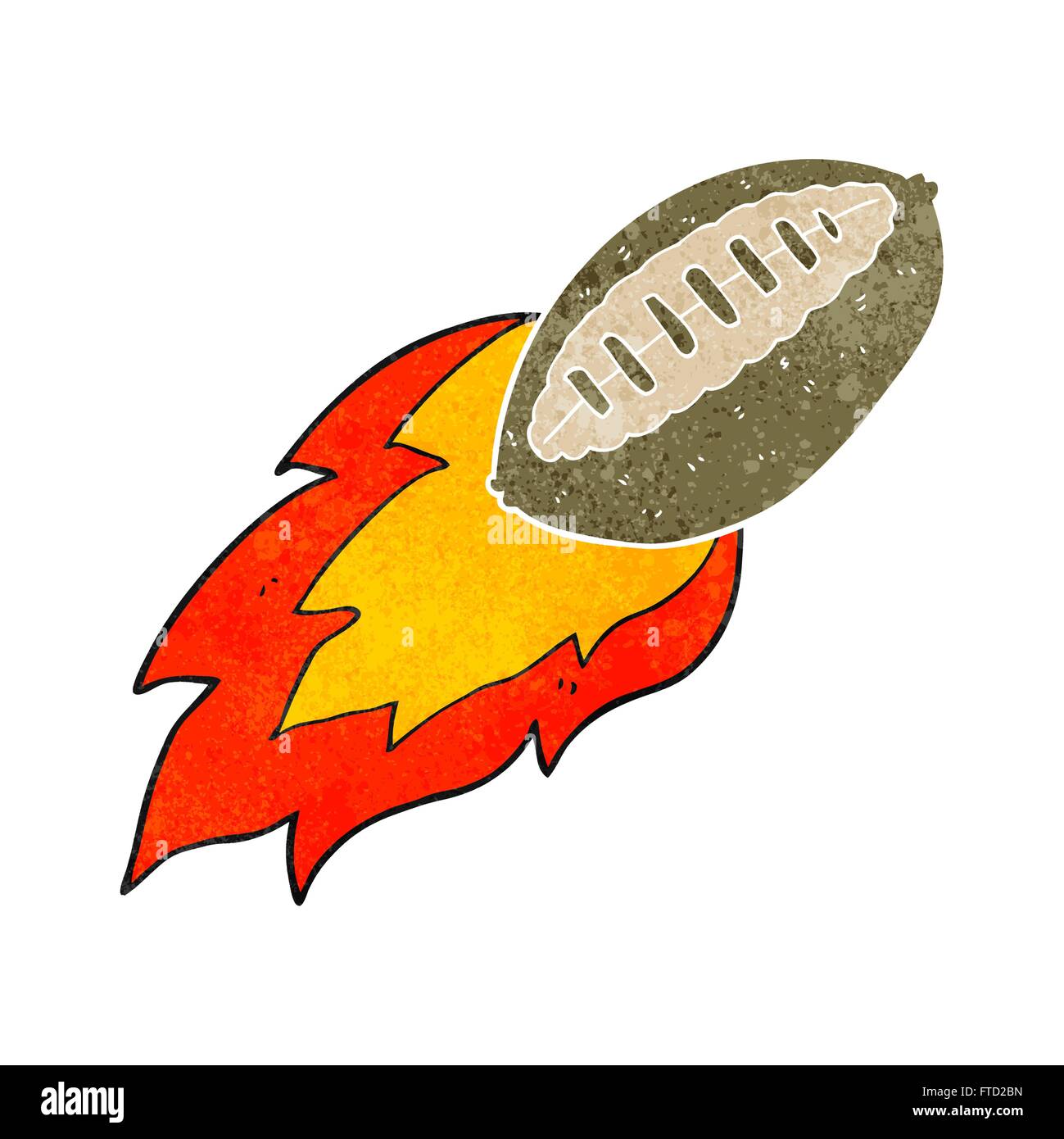 Cartoon flaming football hi-res stock photography and images - Alamy