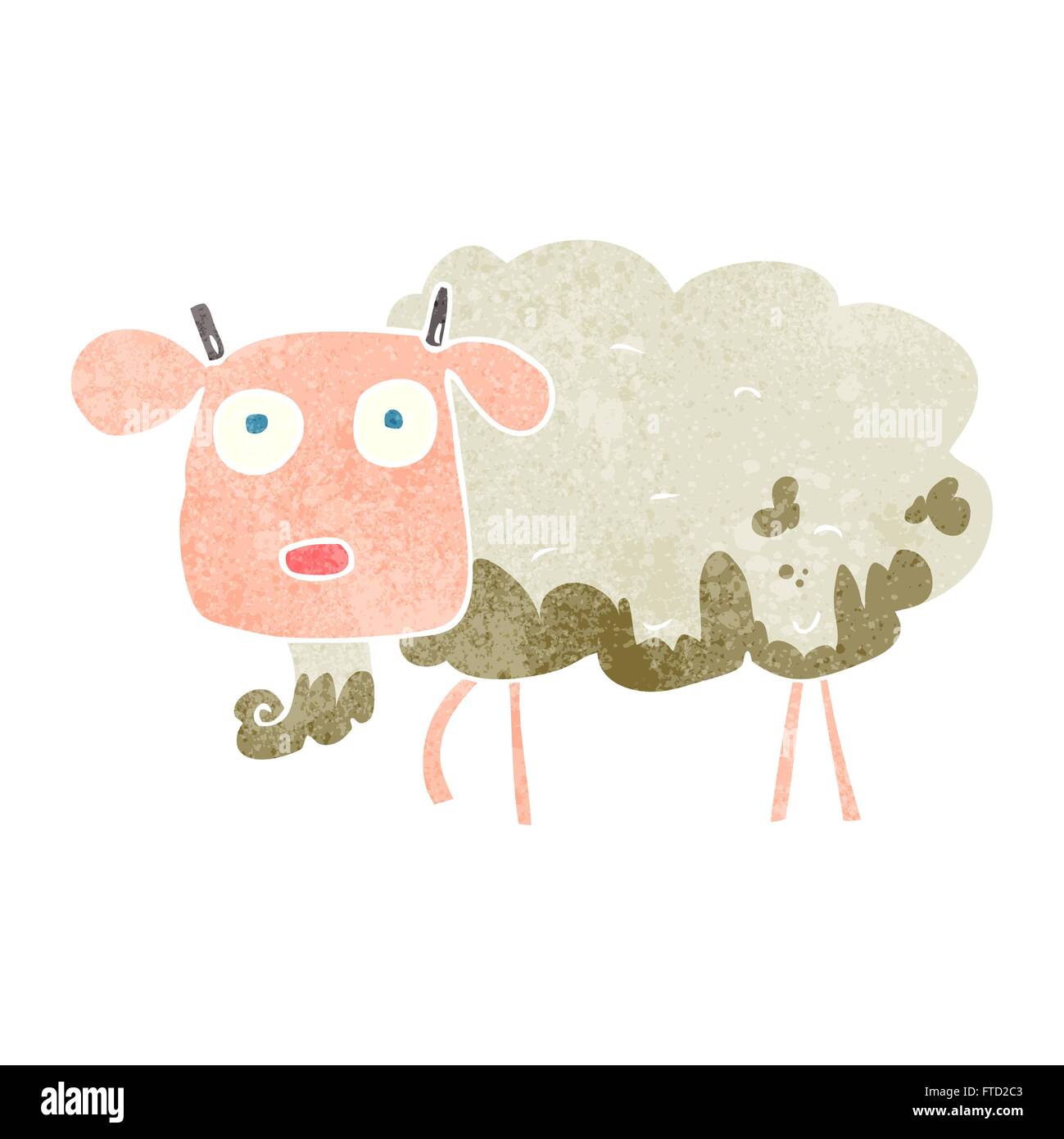 Muddy goat Stock Vector Images - Alamy
