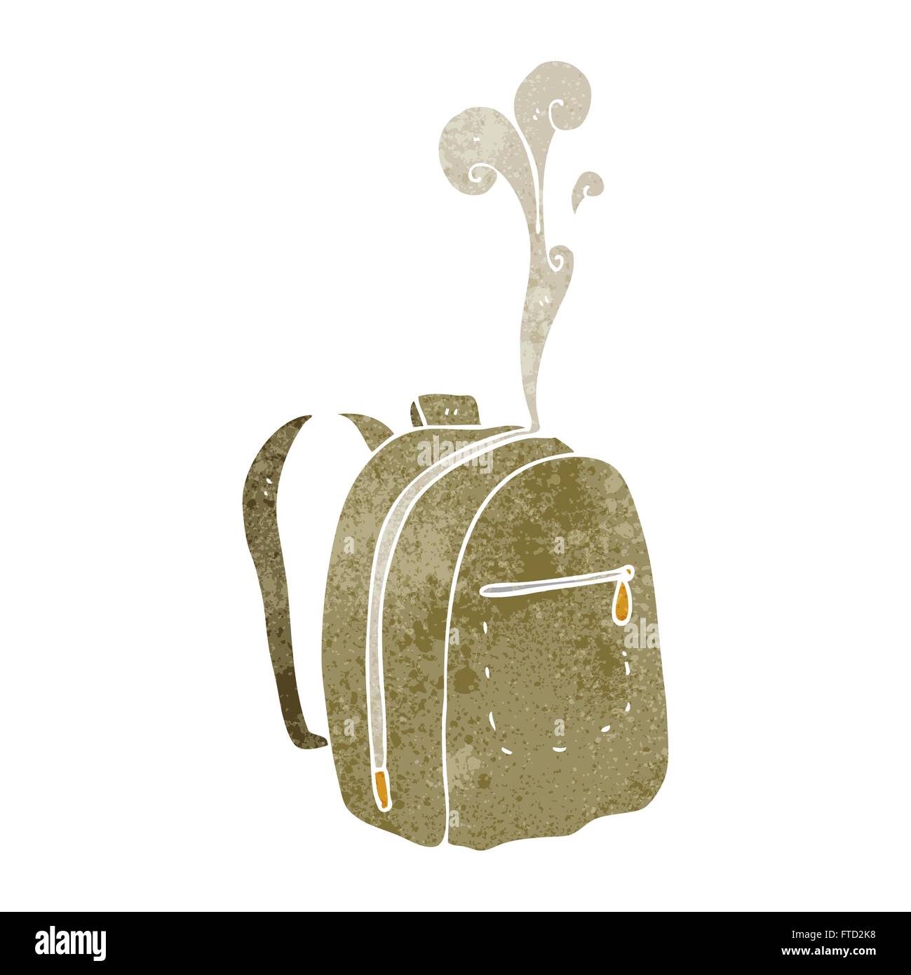 Freehand drawn cartoon backpack hi-res stock photography and images - Alamy