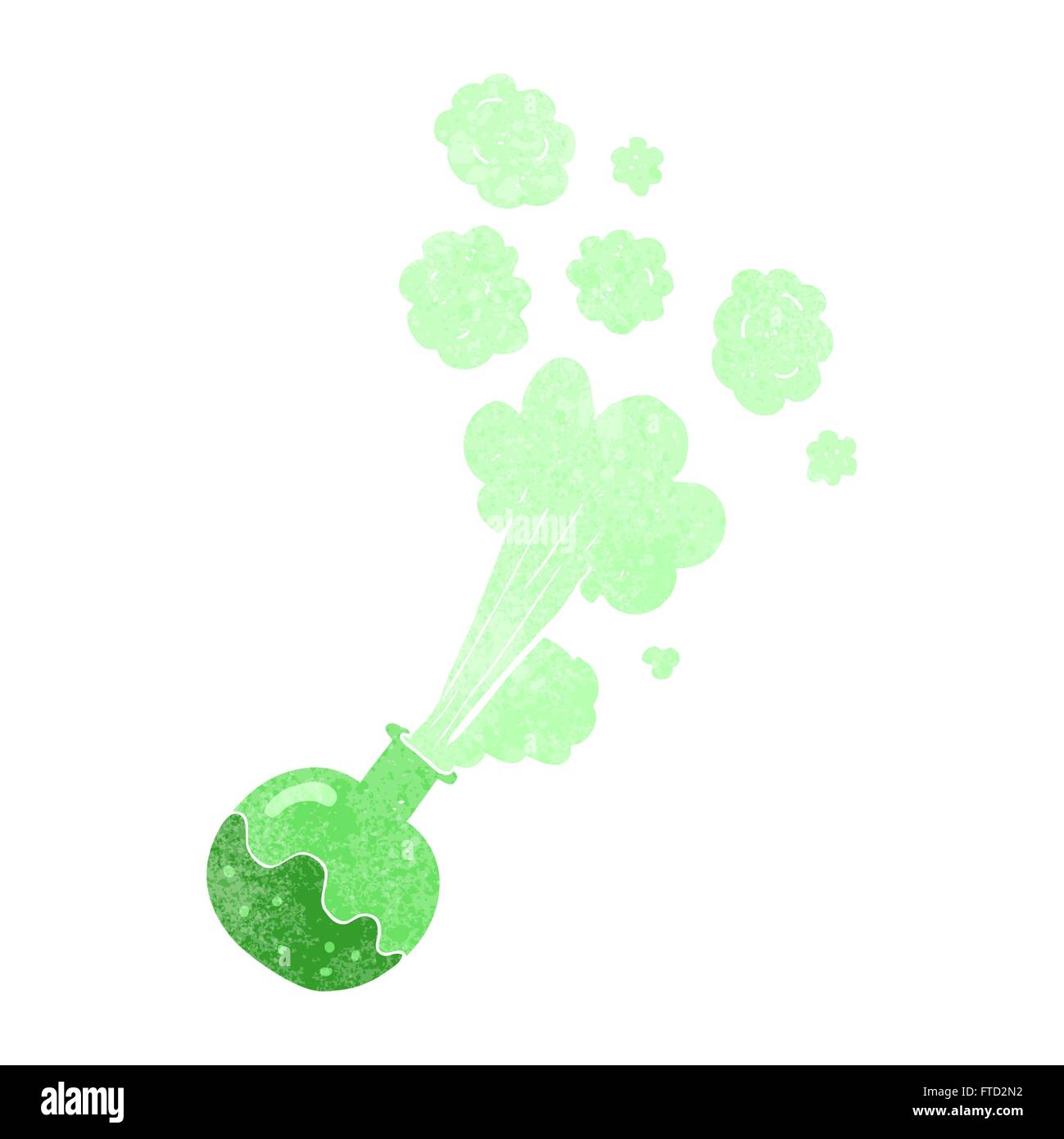 freehand retro cartoon chemical reaction Stock Vector Image & Art - Alamy