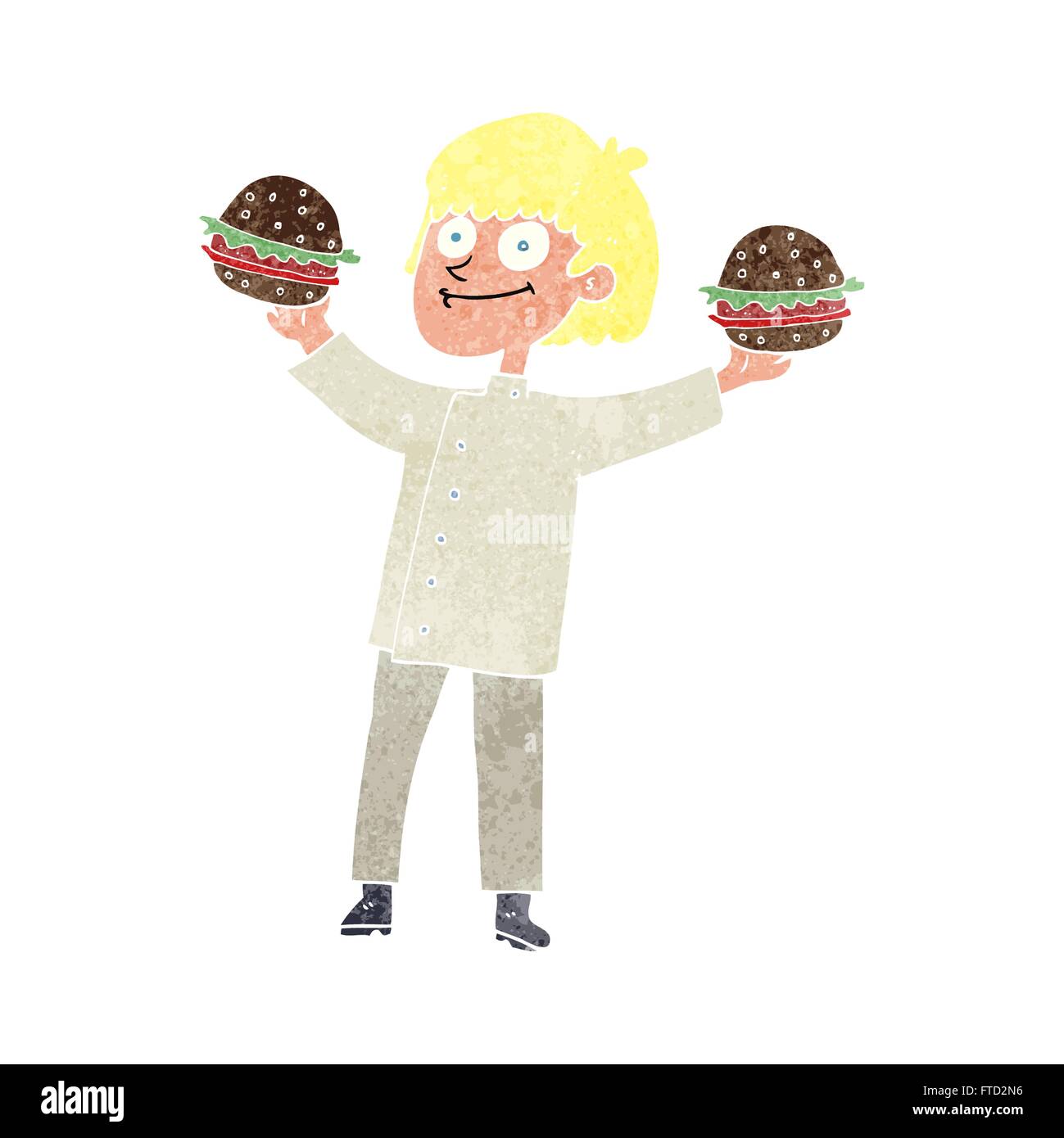 Cartoon burgers Cut Out Stock Images & Pictures - Alamy