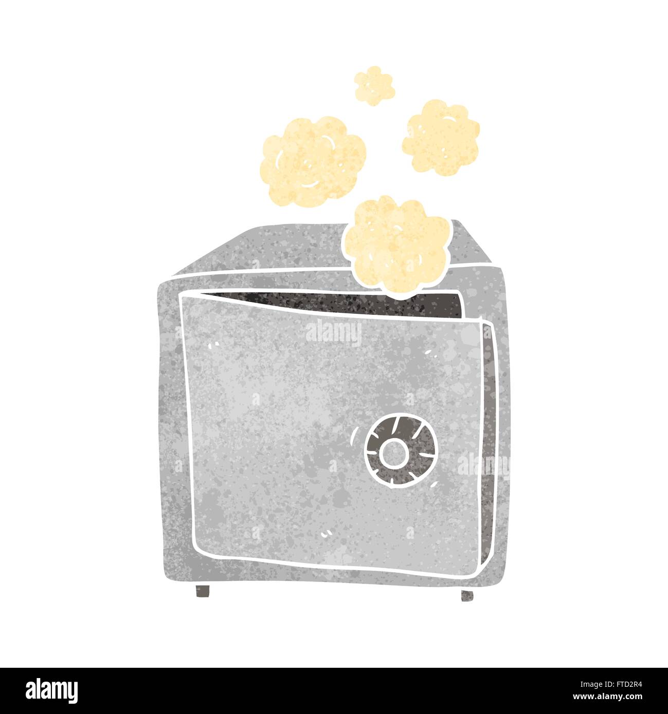 freehand retro cartoon safe Stock Vector Image & Art - Alamy