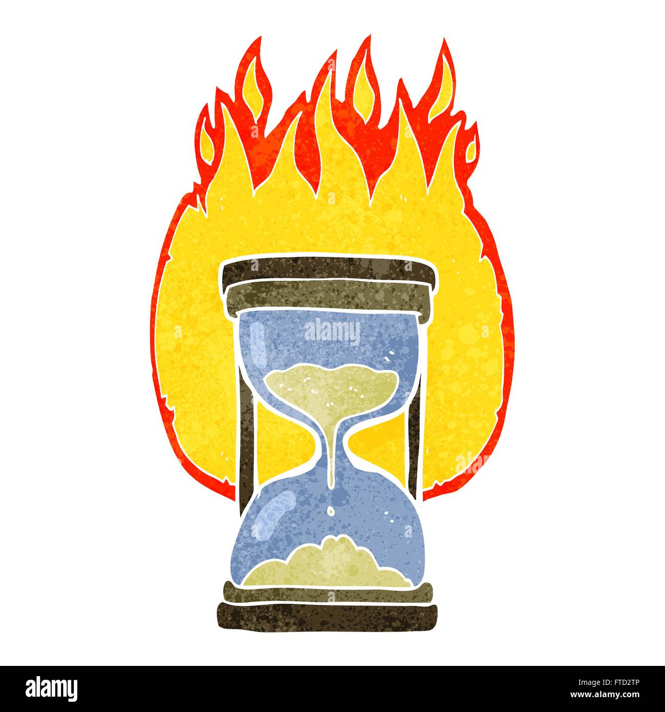 Freehand drawn cartoon sand timer hi-res stock photography and images ...